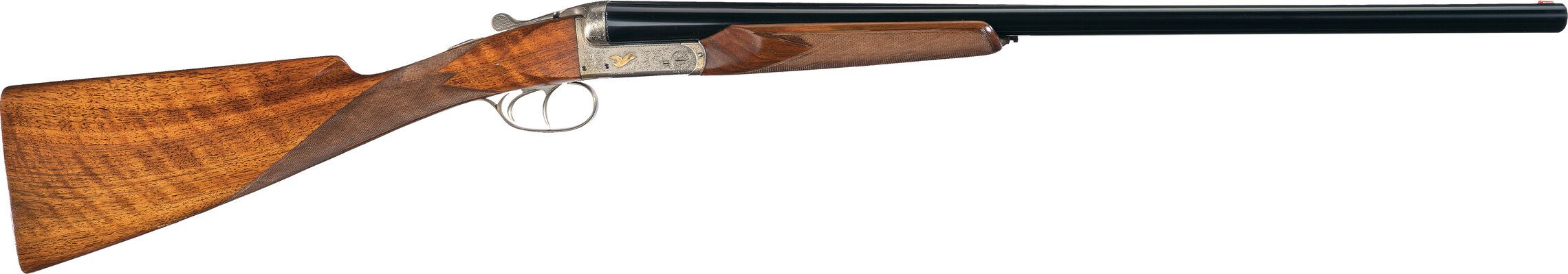 Roy Vail Retailer Marked Belgian Boxlock Double Barrel Shotgun | Rock ...