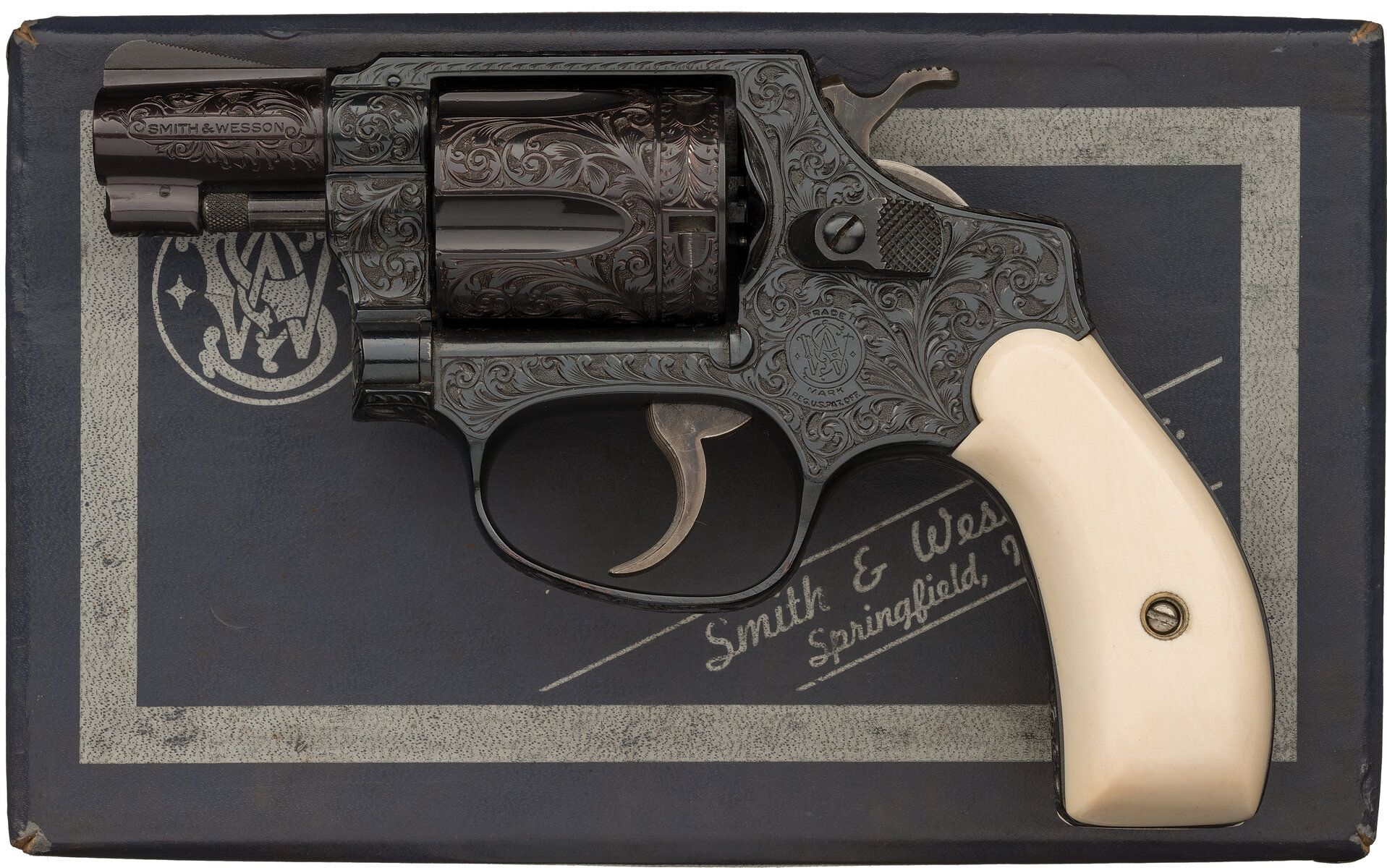 Engraved Smith & Wesson Model 36 Revolver | Rock Island Auction