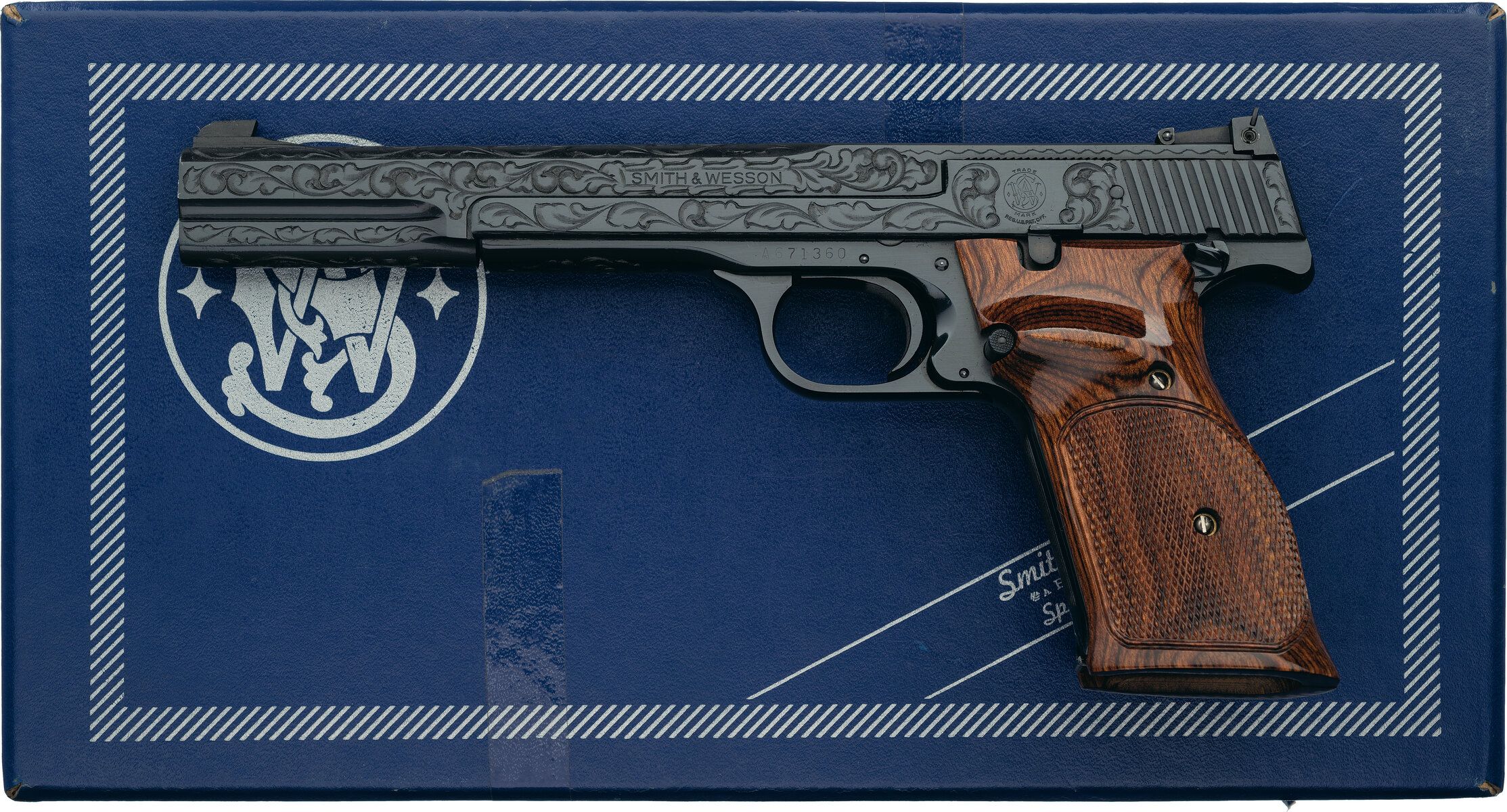Factory Engraved Smith & Wesson Model 41 Target Pistol | Rock Island ...