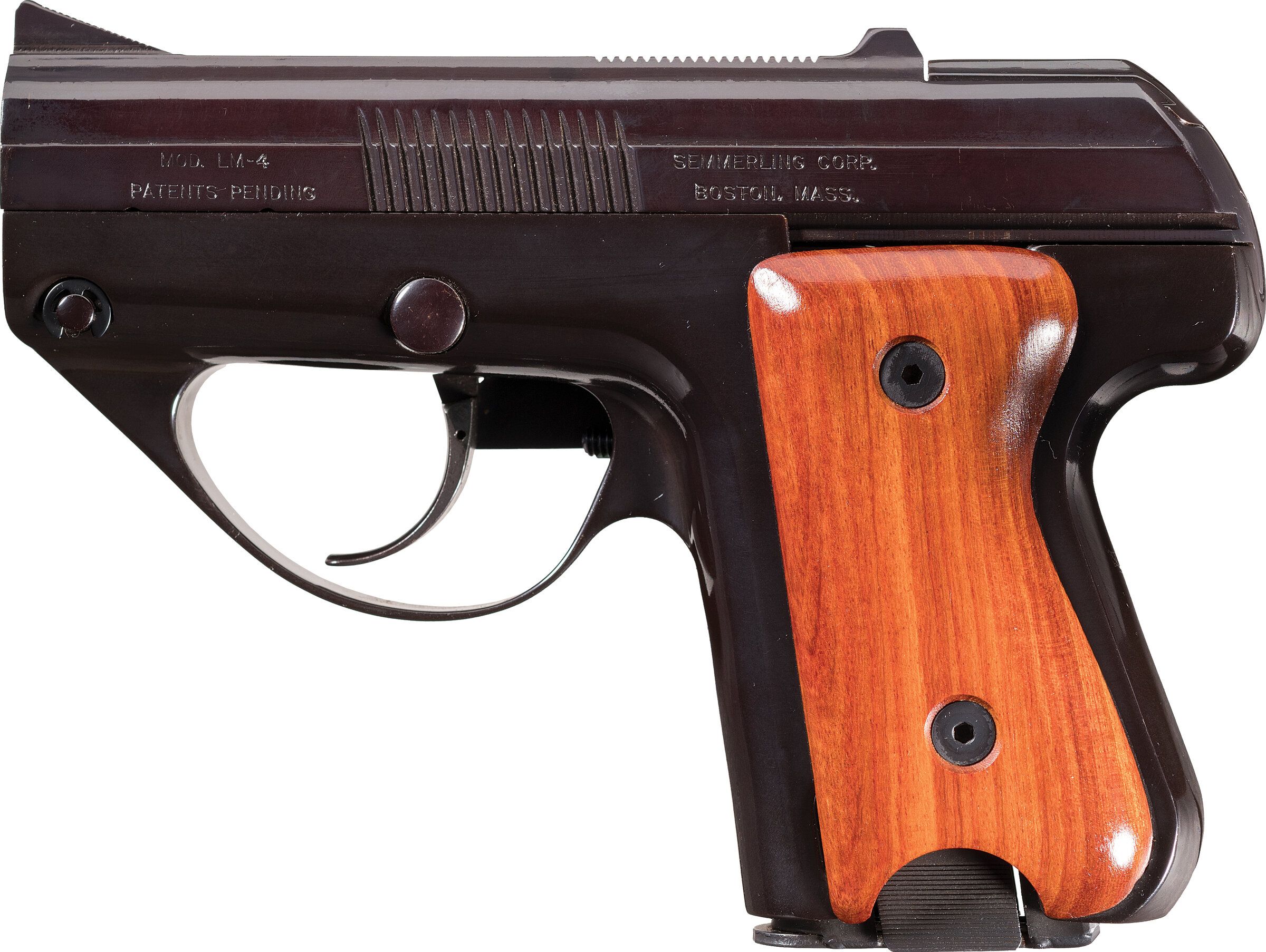 Semmerling Model LM-4 Pistol | Rock Island Auction