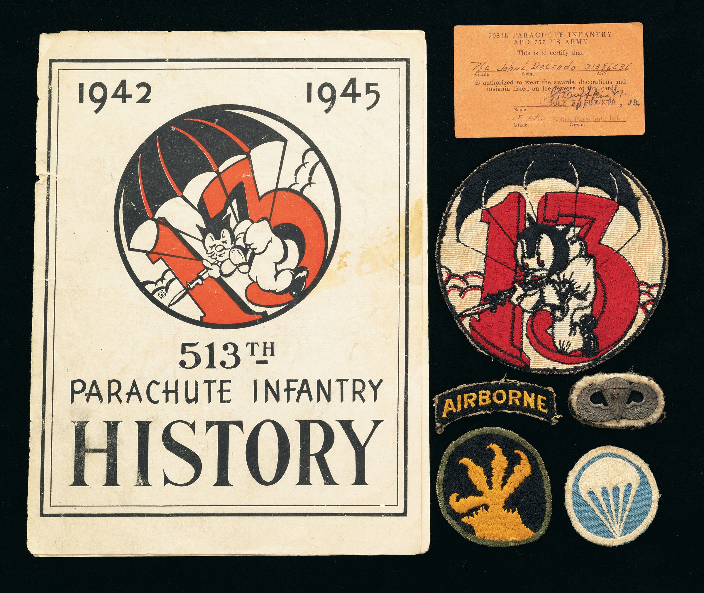 513th Parachute Infantry Regiment 17th Airborne Division Store ...