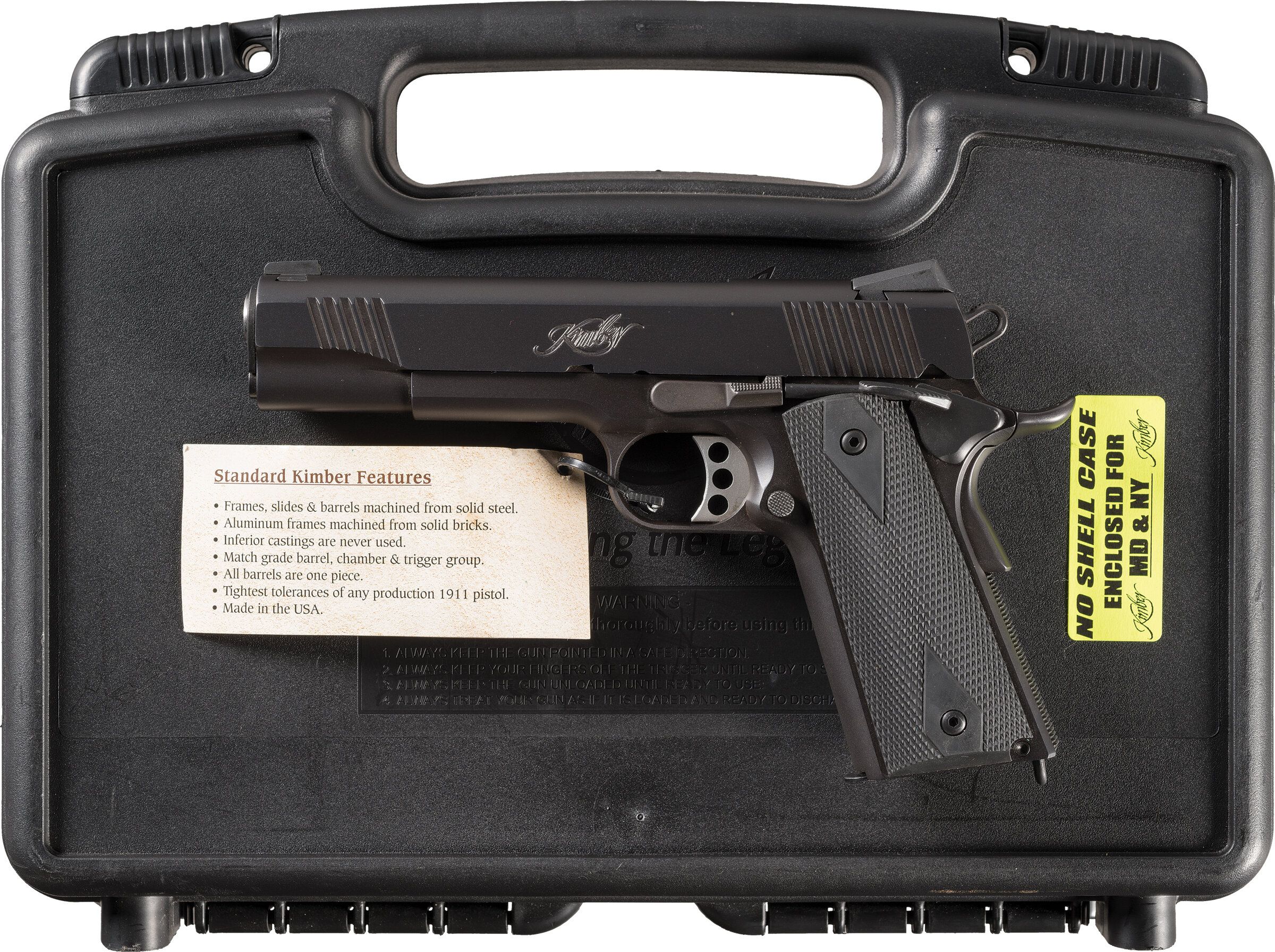 U.S. Marine Corps Kimber DET-1 1911 Pistol | Rock Island Auction