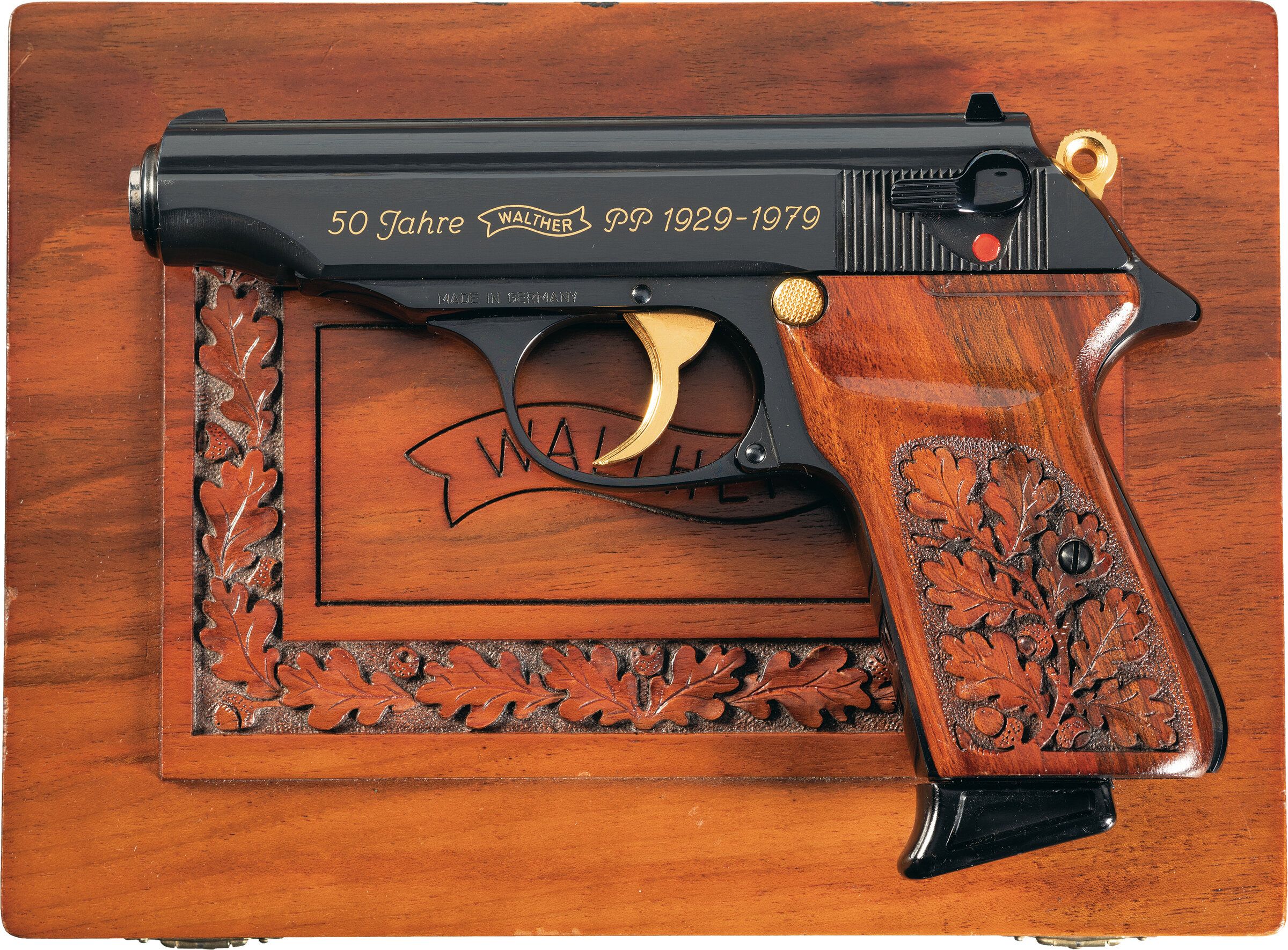 Gold Inlaid Walther/Interarms 50 Jahre Edition PP Pistol | Rock Island ...