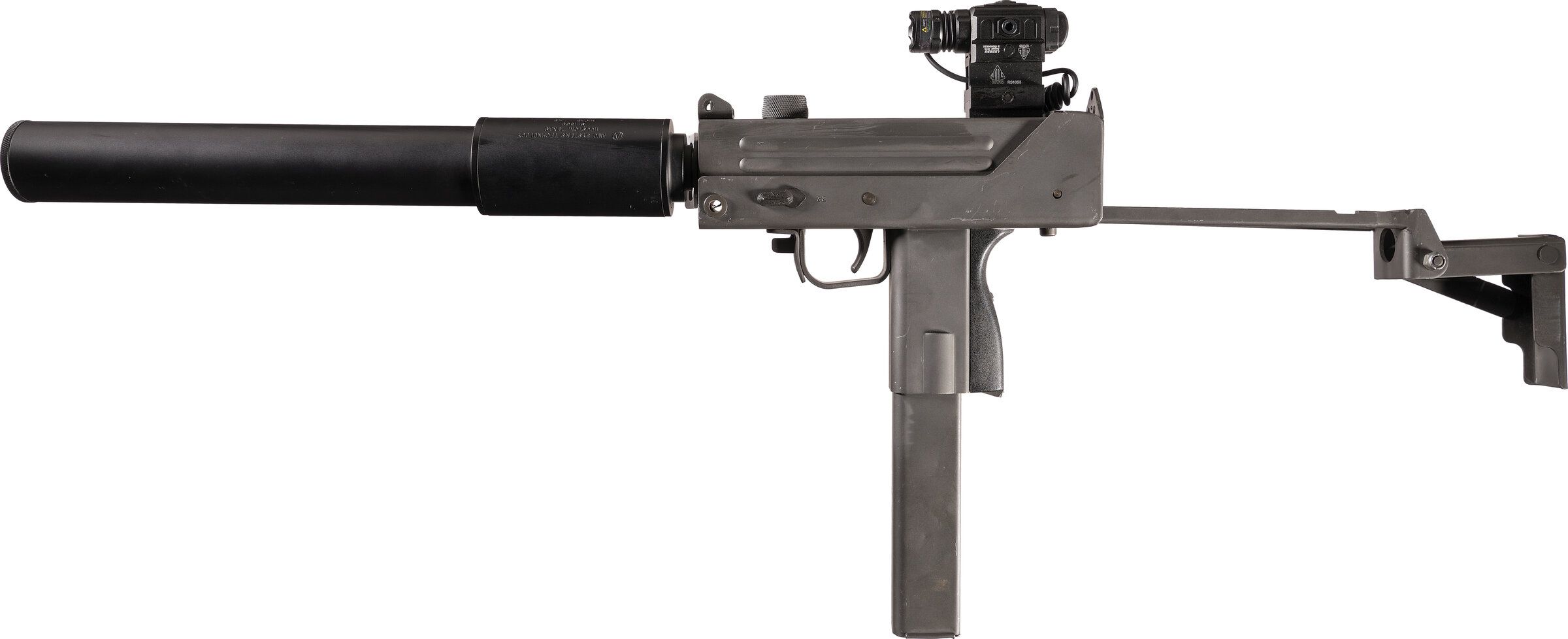 MAC M1A1 Submachine Gun and AWC M10A3 Silencer | Rock Island Auction