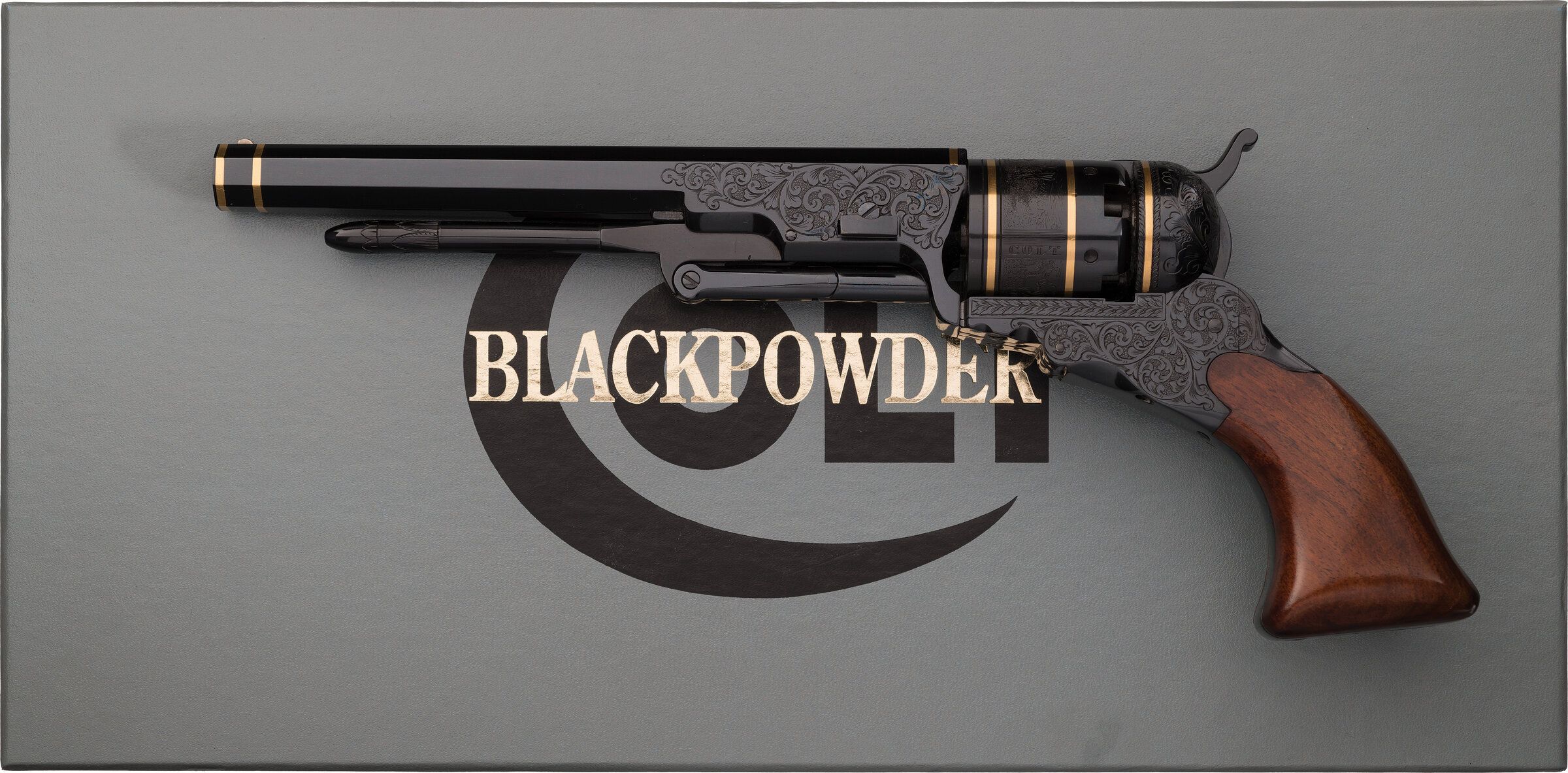 Factory Engraved Colt Blackpowder Series Paterson Revolver | Rock ...