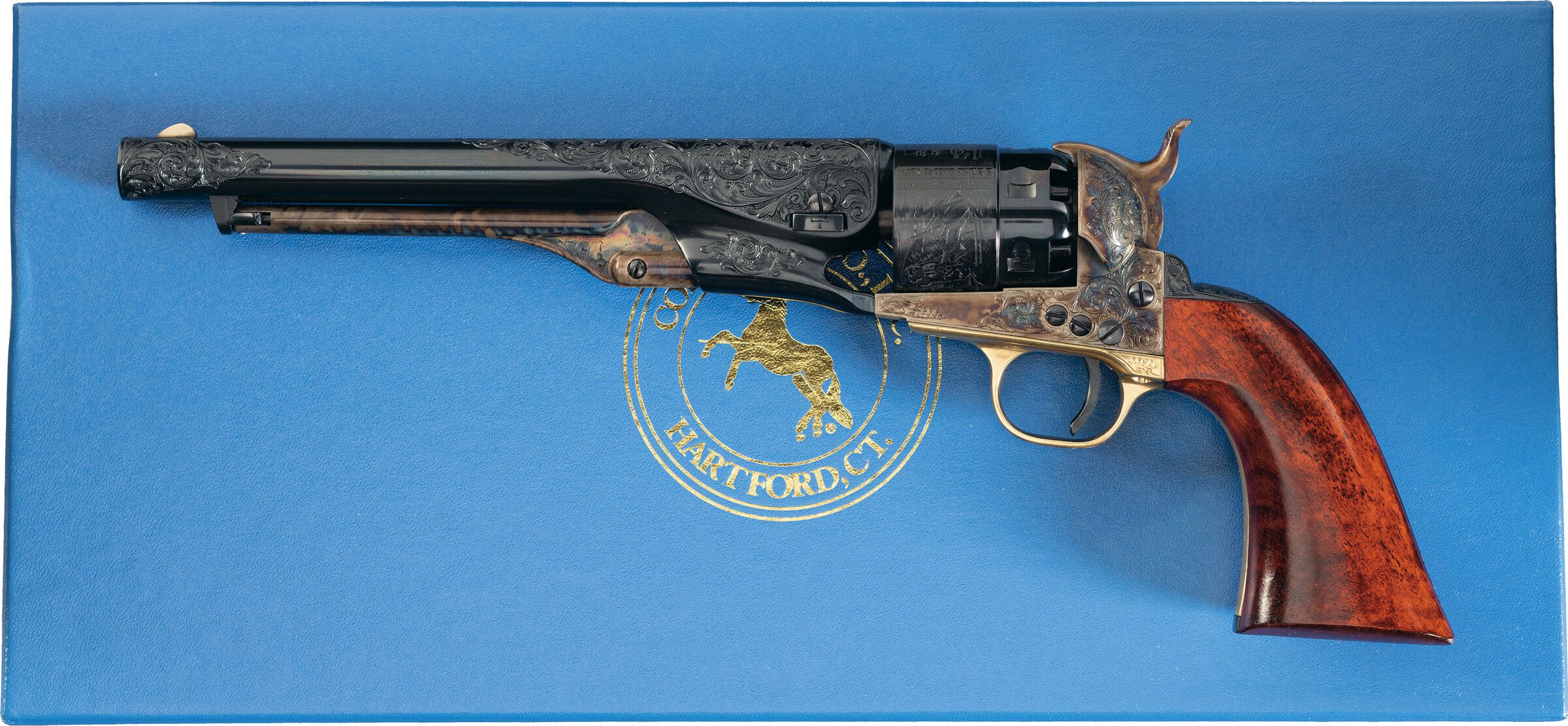 Factory Engraved Colt Custom Shop Model 1860 Army Revolver | Rock ...