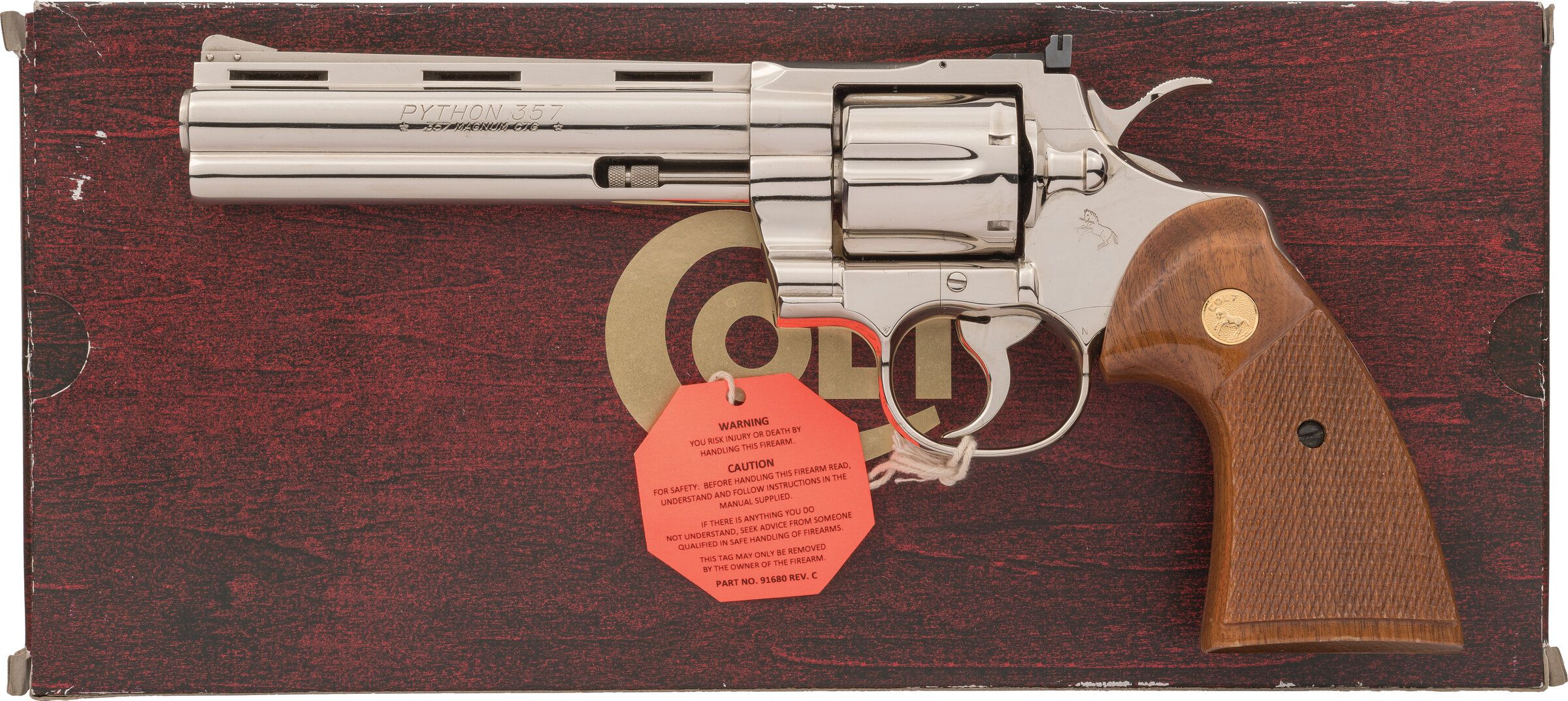 Nickel Colt Python Double Action Revolver | Rock Island Auction