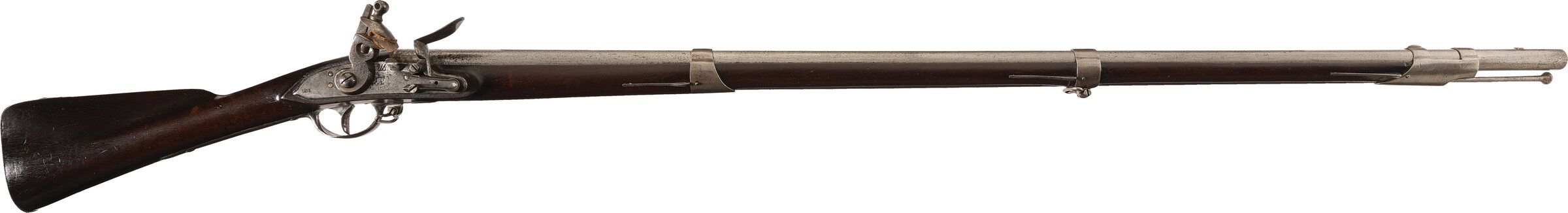 US Springfield Model 1795 Type III Flintlock Musket Dated 1813 | Rock ...