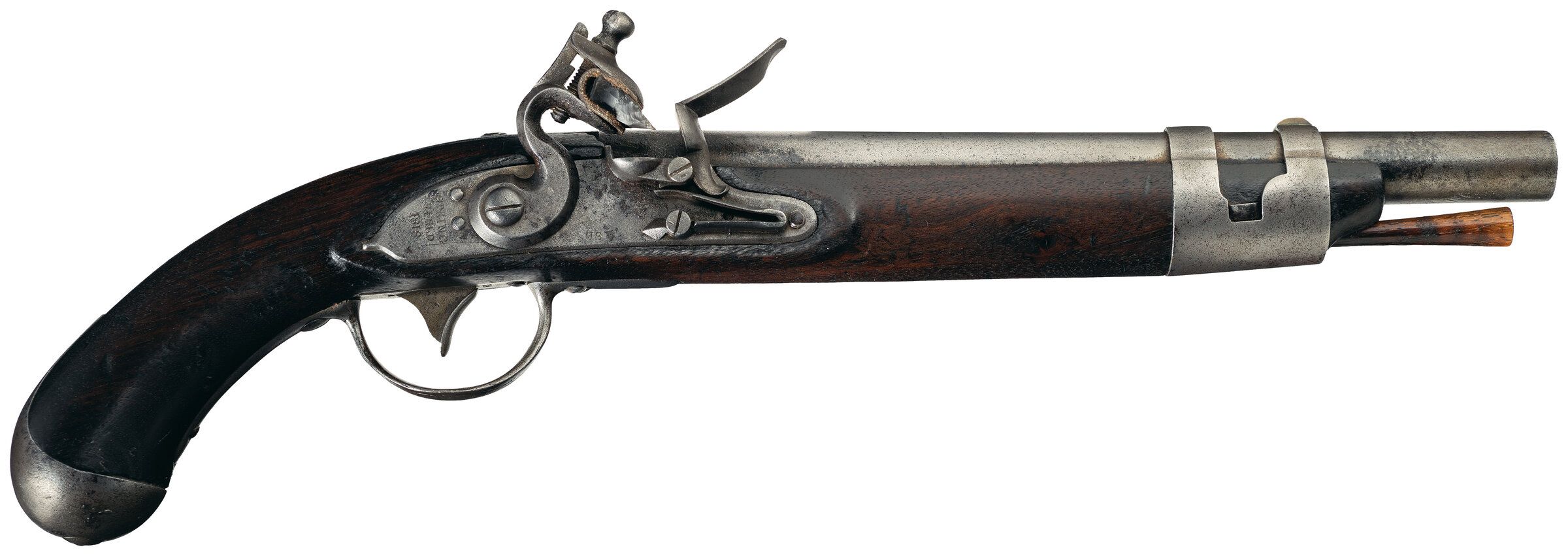 U.S. Springfield Model 1817 Type I Flintlock Pistol Dated 1817 | Rock ...