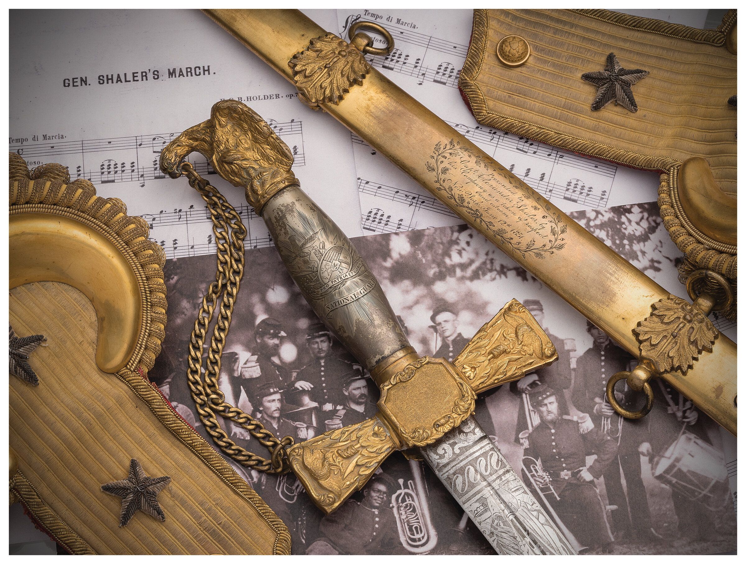 General Alexander Shaler's Presentation Sword and Accessories | Rock ...