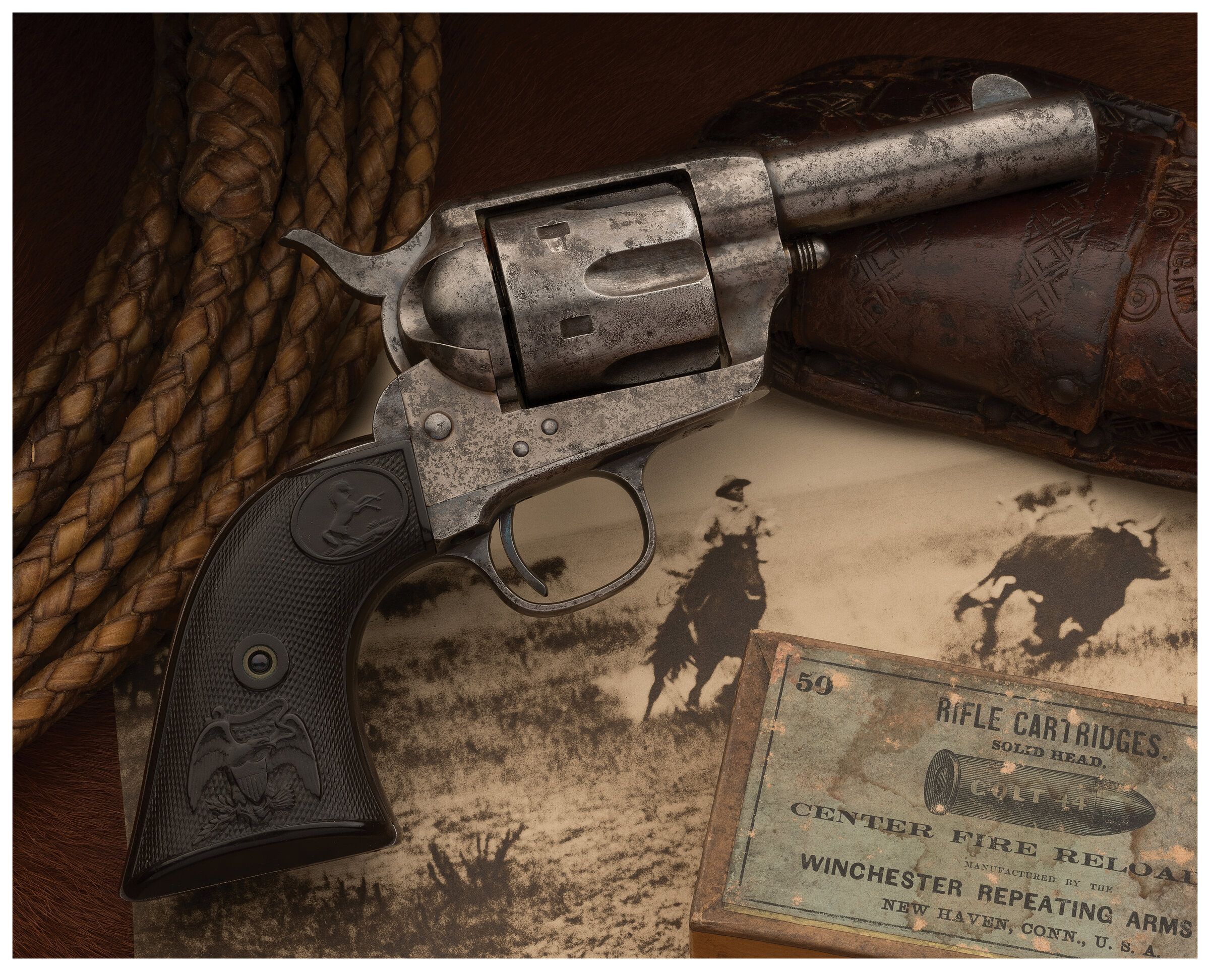 Antique Colt Sheriff's Model Single Action Army Revolver | Rock Island ...