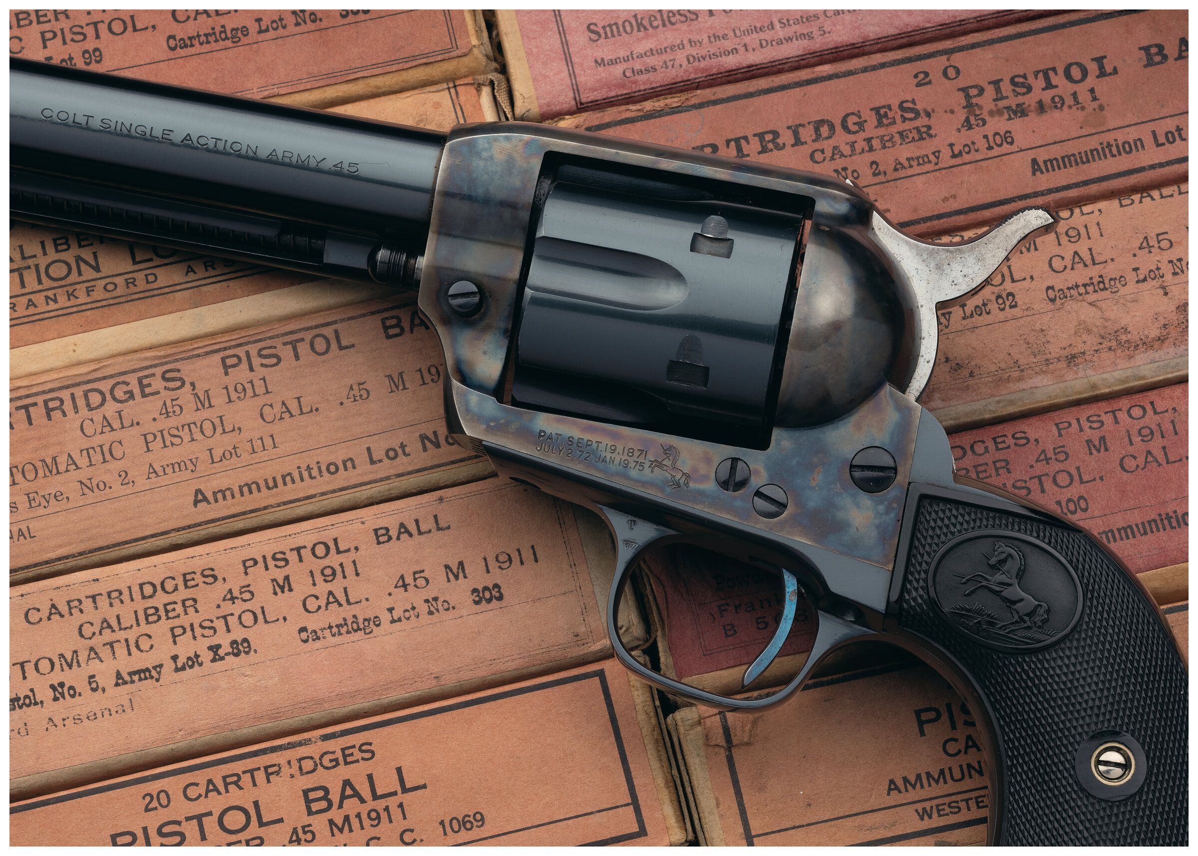 Colt First Generation Single Action Army .45 ACP Revolver | Rock Island ...