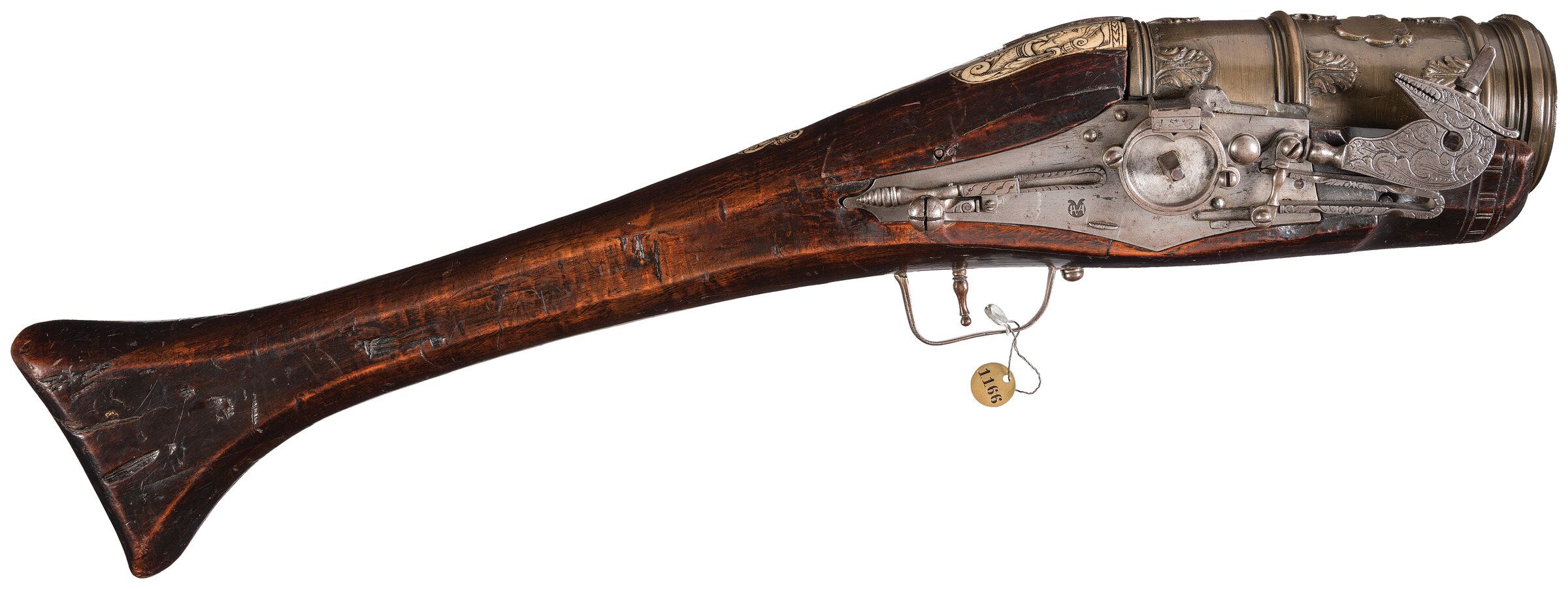 1592 Dated Wheellock Hand Mortar/Grenade Launcher | Rock Island Auction