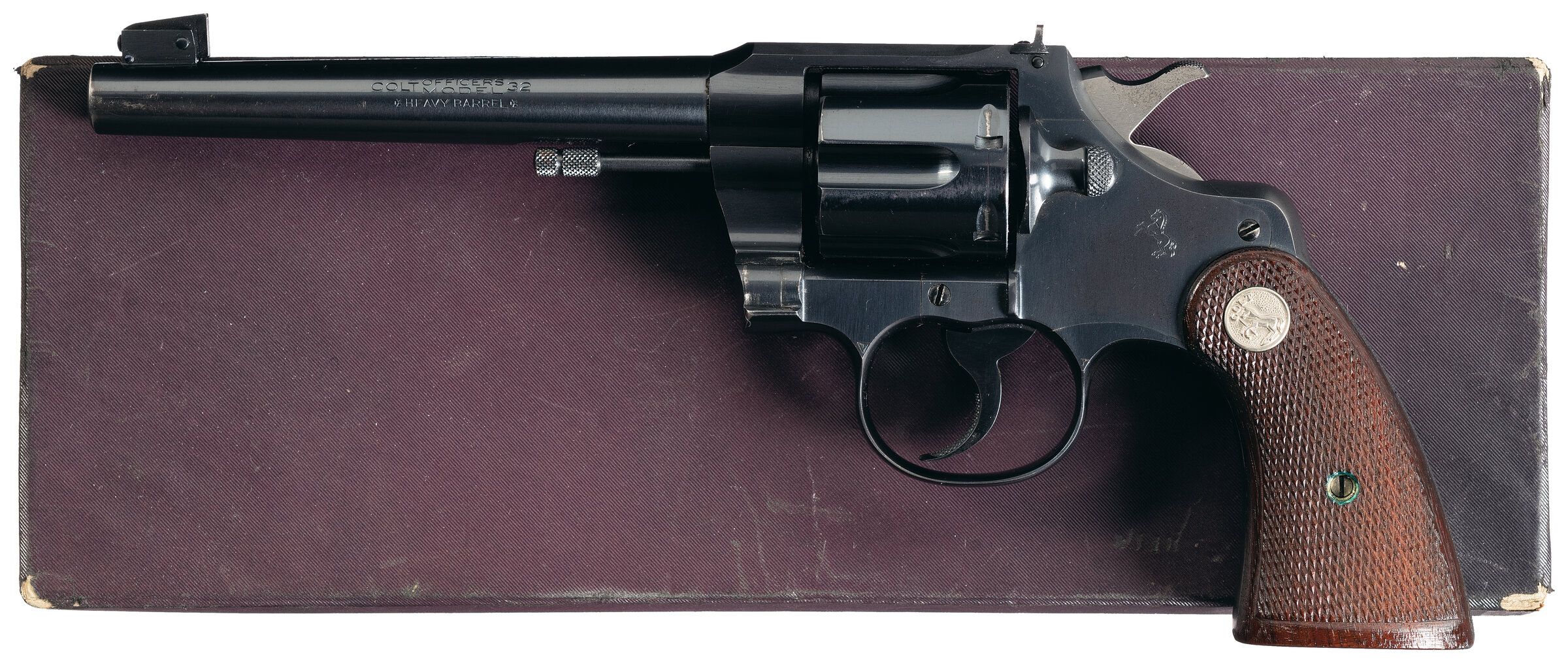 Colt Officer's Model Target Heavy Barrel Double Action Revolver | Rock ...