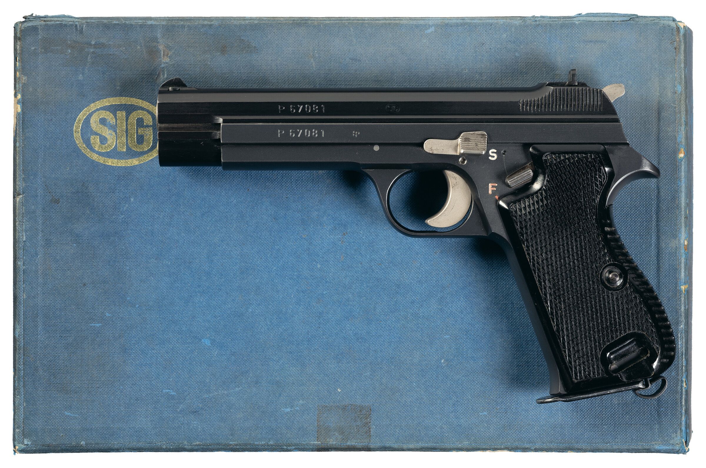 SIG P210 Semi-Automatic Pistol with Box | Rock Island Auction
