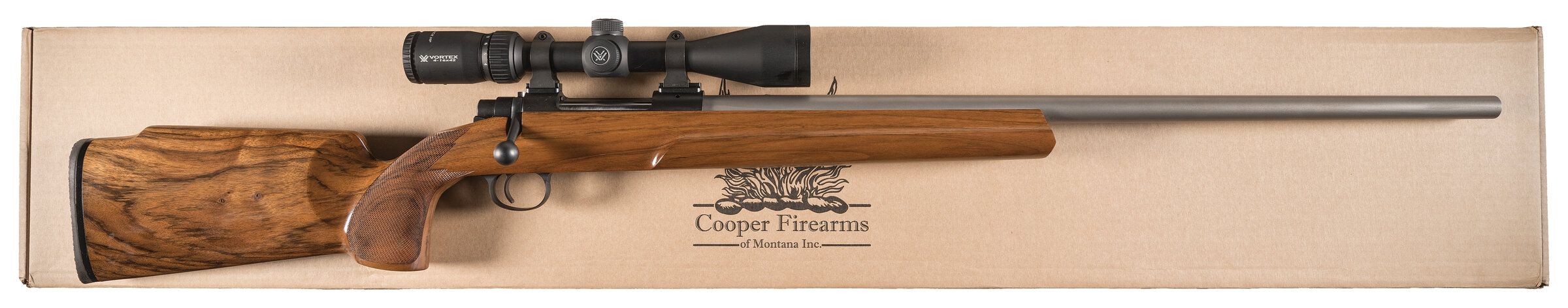 Cooper Arms Model 22 Single Shot Bolt Action Rifle with Scope | Rock ...