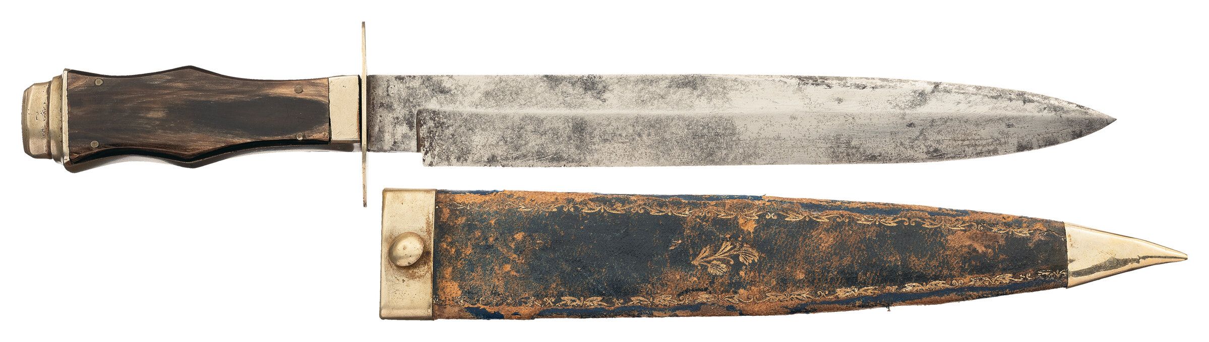 Slater Brothers Thick Handle Knife with Sheath | Rock Island Auction