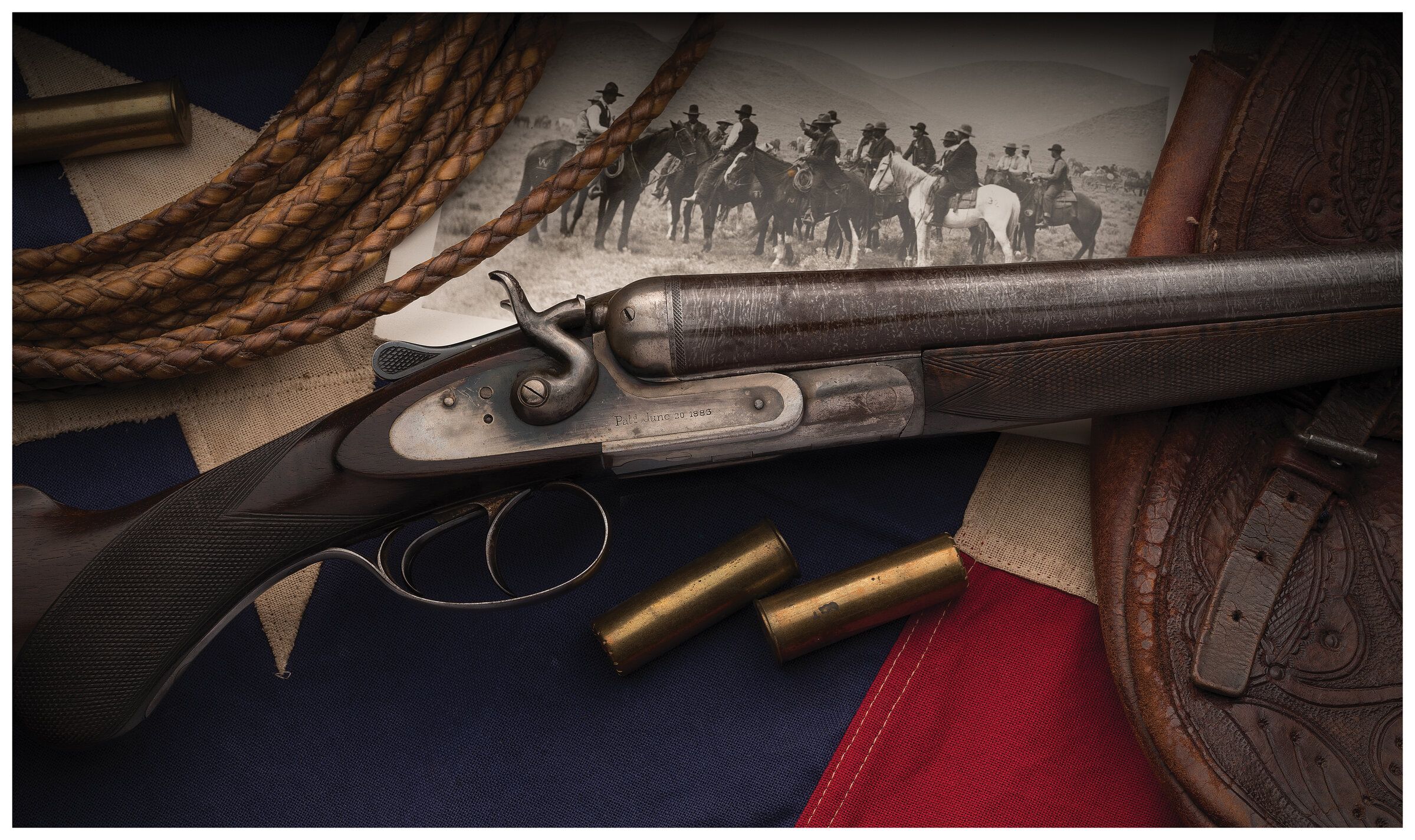 JR Platt Texas Rangers The Continental Double Barrel Shotgun | Rock ...