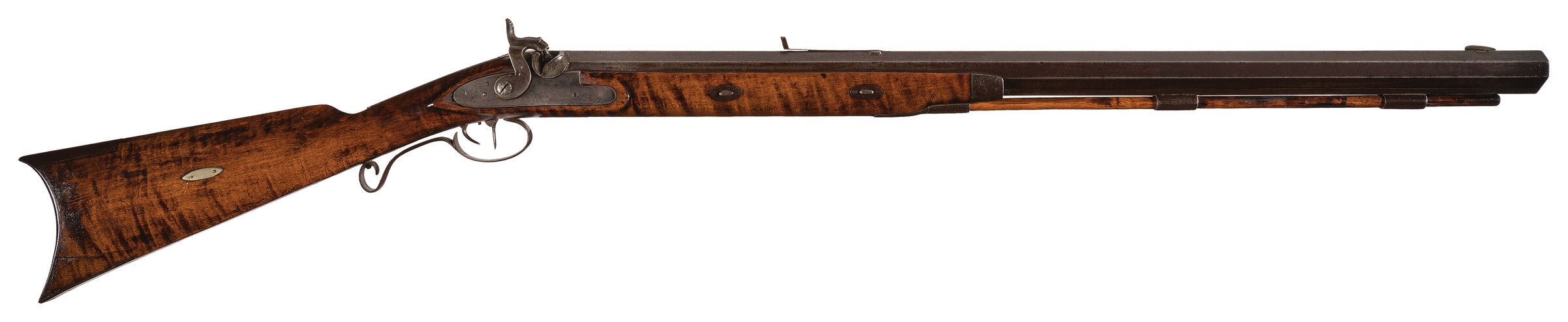 S. Hawken St. Louis Half-Stock Percussion Rifle | Rock Island Auction