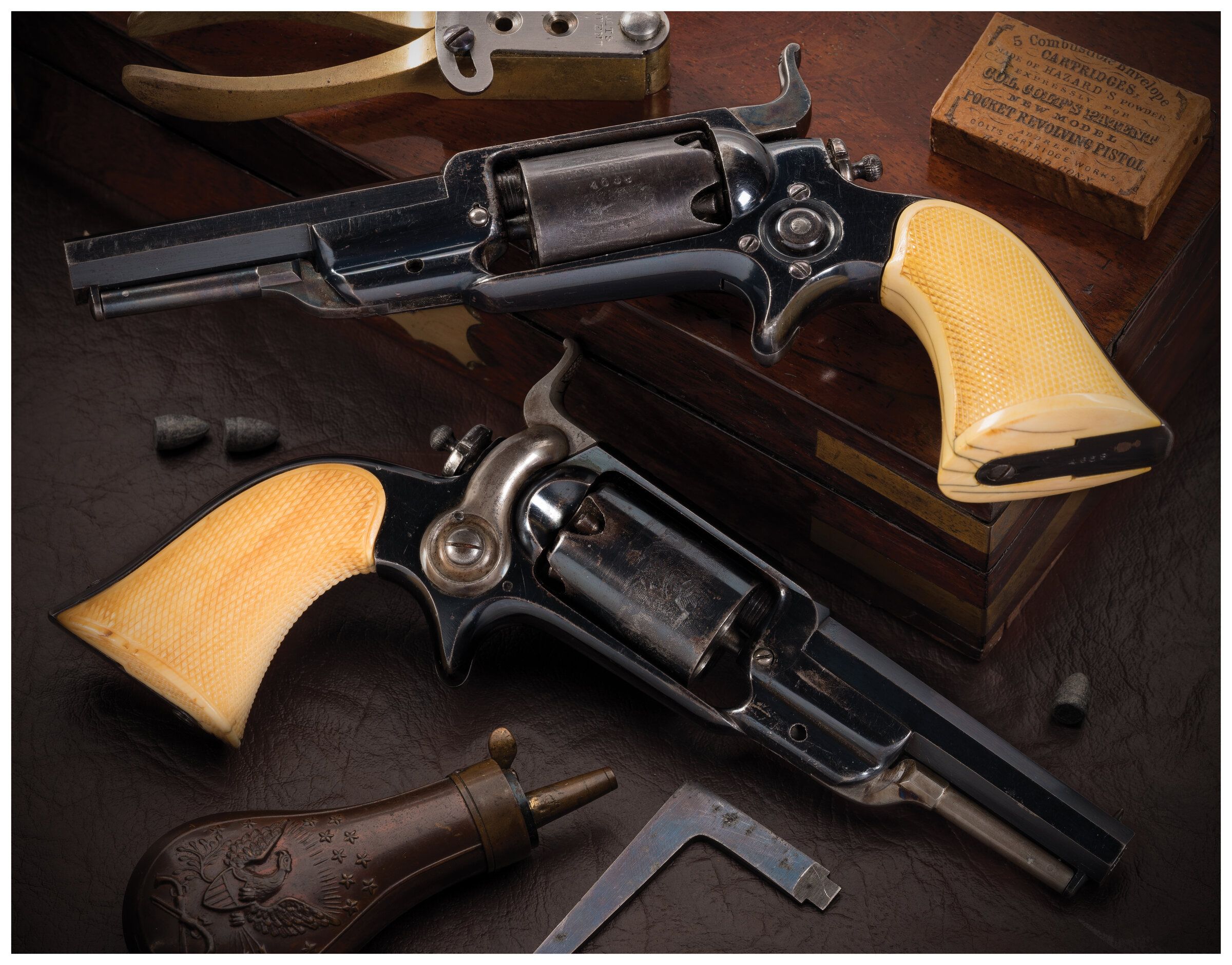 Presentation Cased Pair of Colt Model 1855 Percussion Revolvers | Rock ...