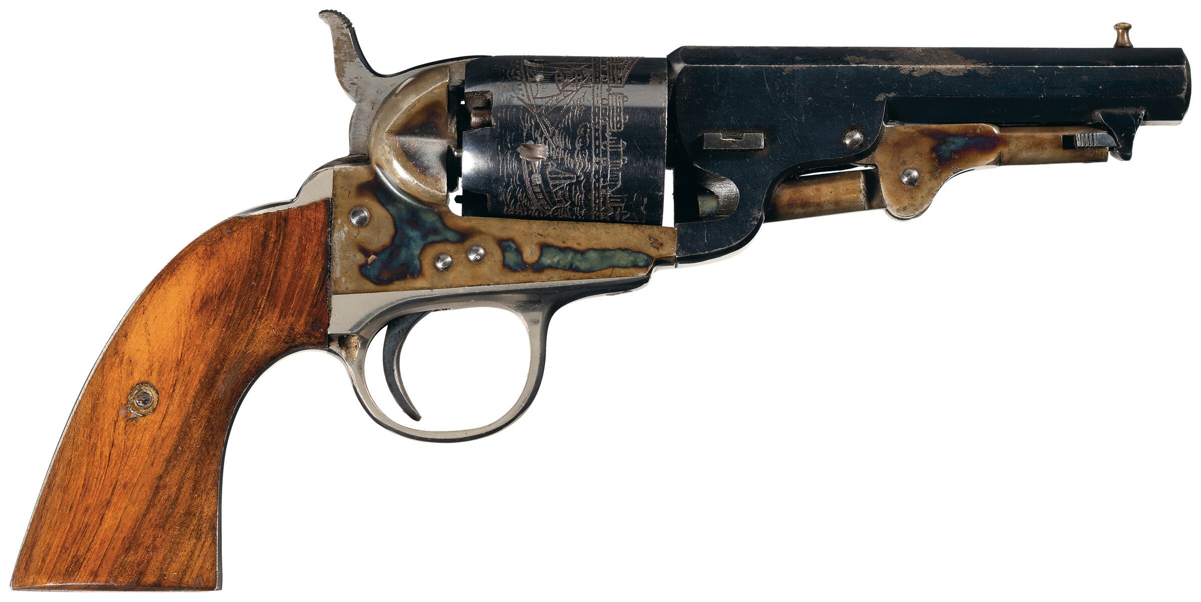 Colt Brevete "Brooklyn Bridge" Model 1849 Pocket Revolver | Rock Island ...