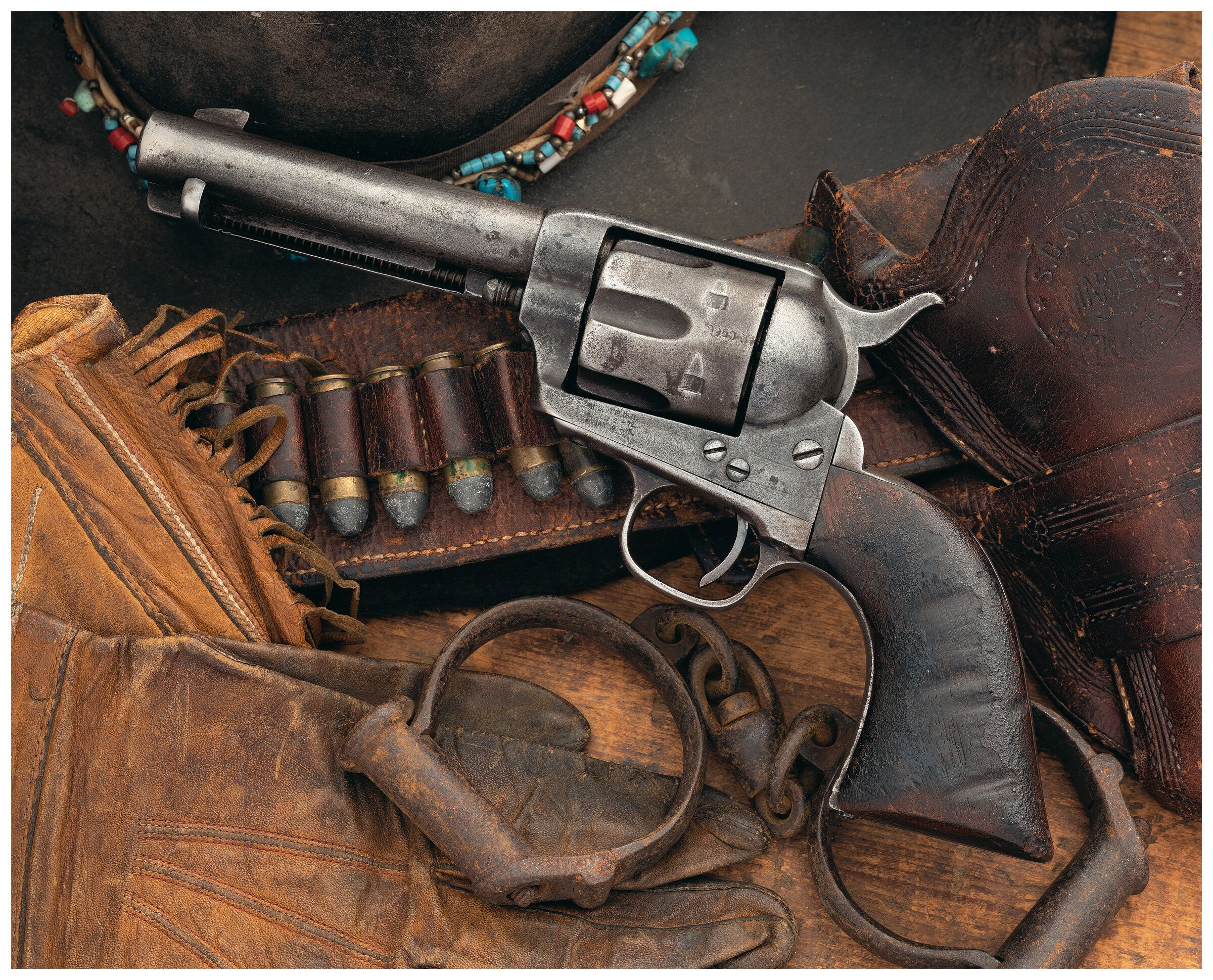 Outlaw Cherokee Bill Attributed Antique Colt SAA Revolver | Rock Island ...