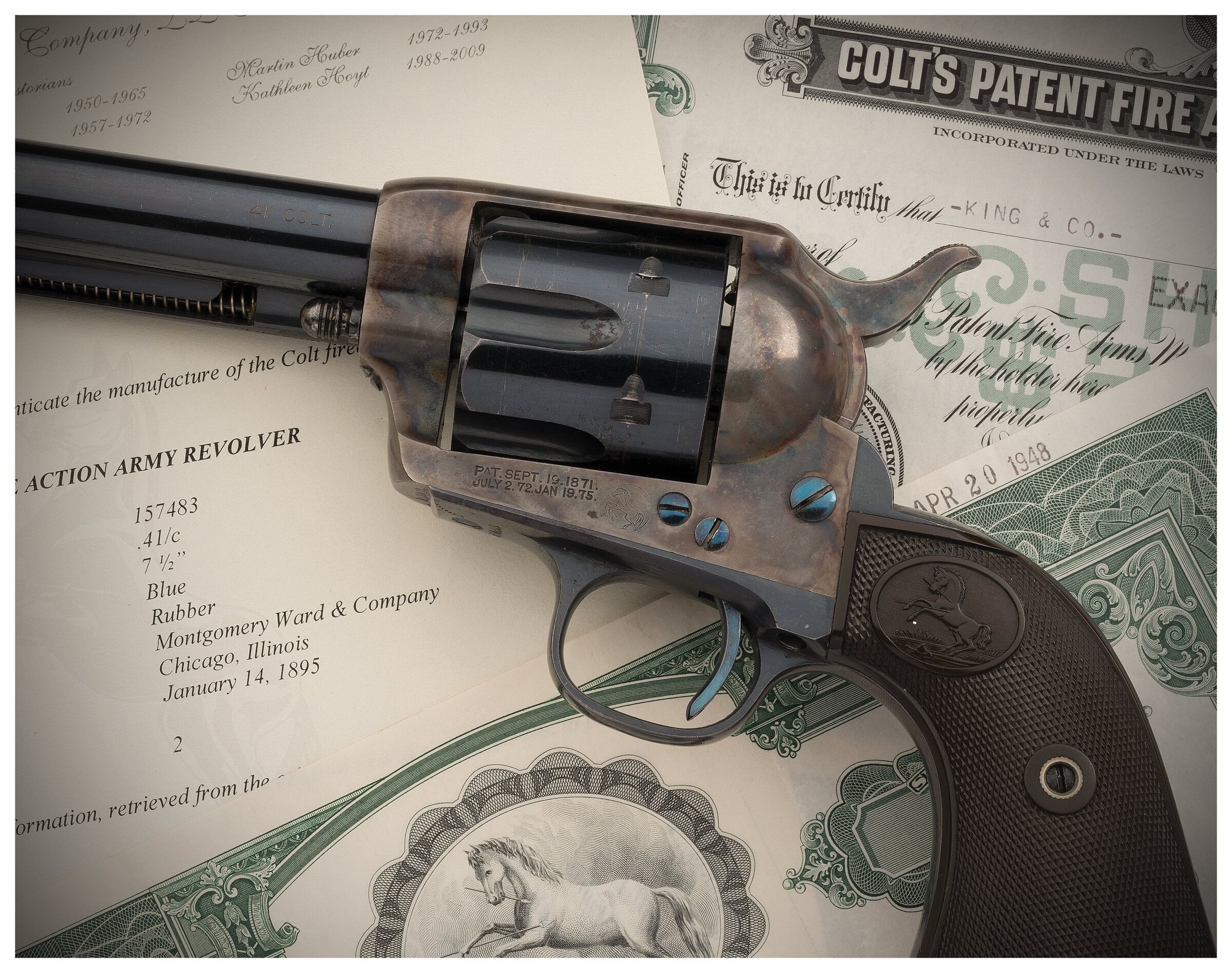 Colt Black Powder Frame Single Action Army Revolver | Rock Island Auction