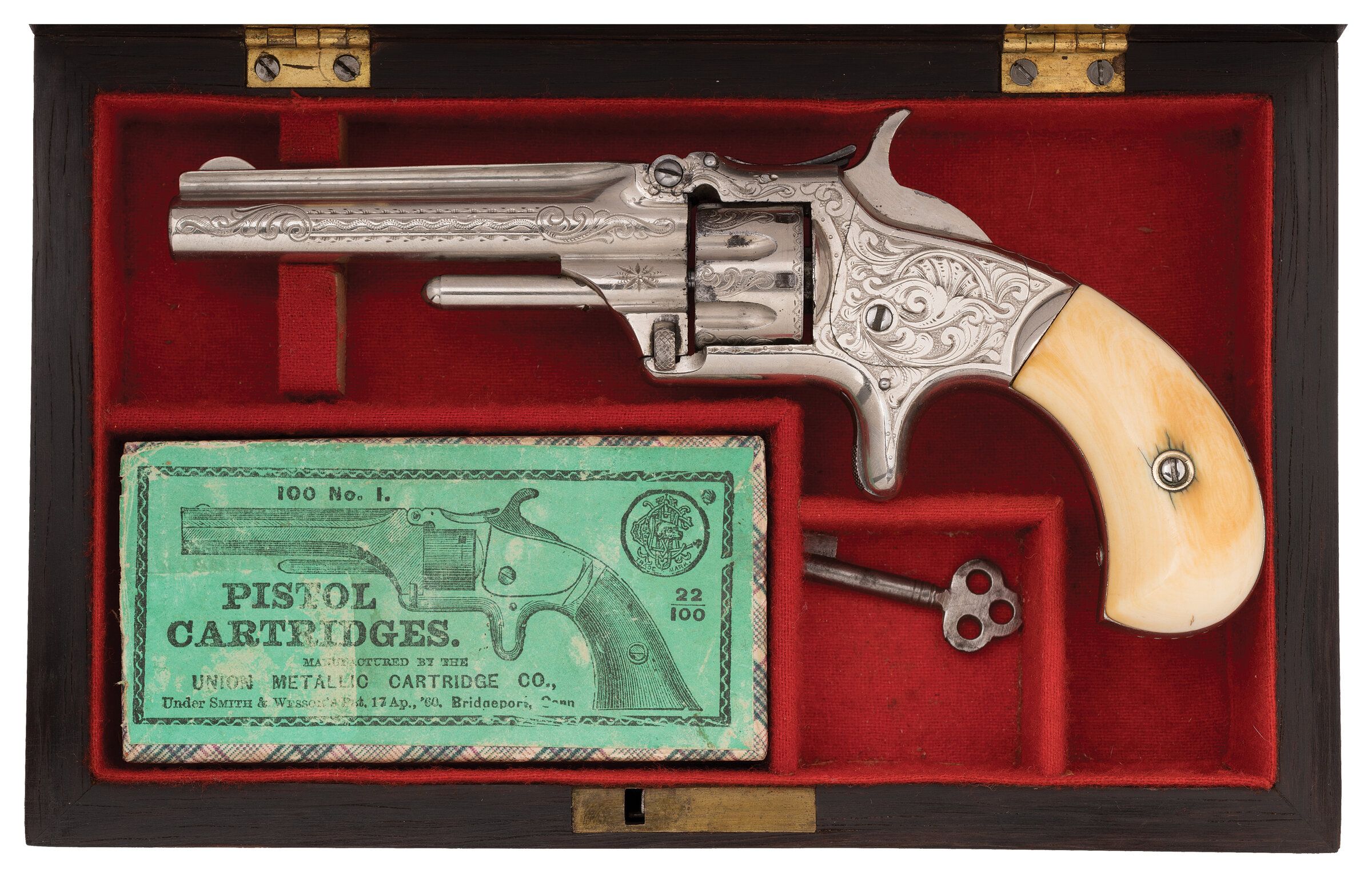 Engraved Smith & Wesson Model Number 1 Second Issue Revolver | Rock ...