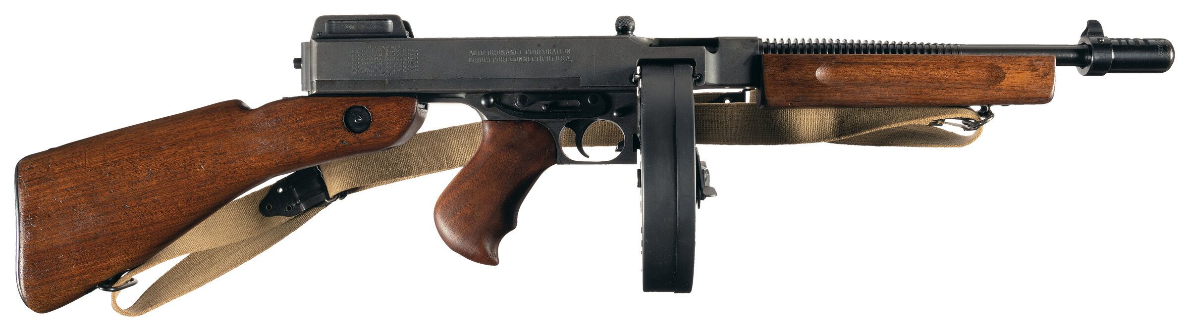 U.S. Auto-Ordnance 1928A1 Submachine Gun, Class III/NFA C&R | Rock ...