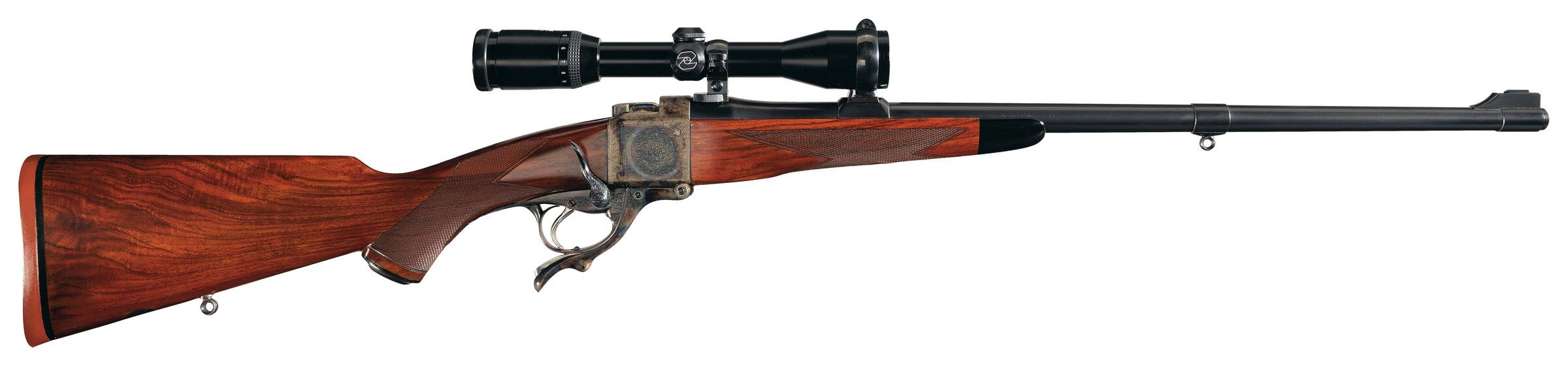 George Gibbs Farquharson Patent Single Shot Falling Block Rifle | Rock ...