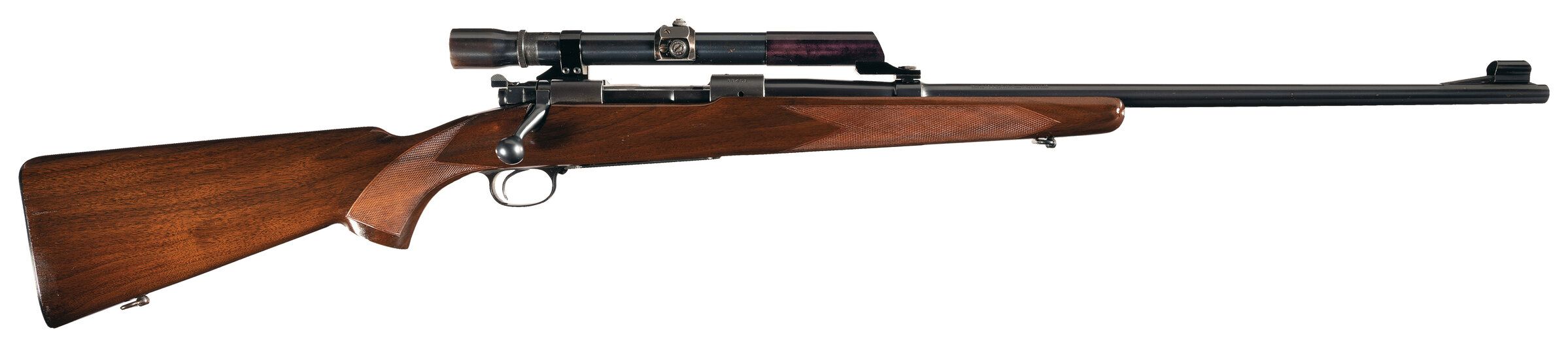 World War II Era Winchester Model 70 Rifle with Scope | Rock Island Auction