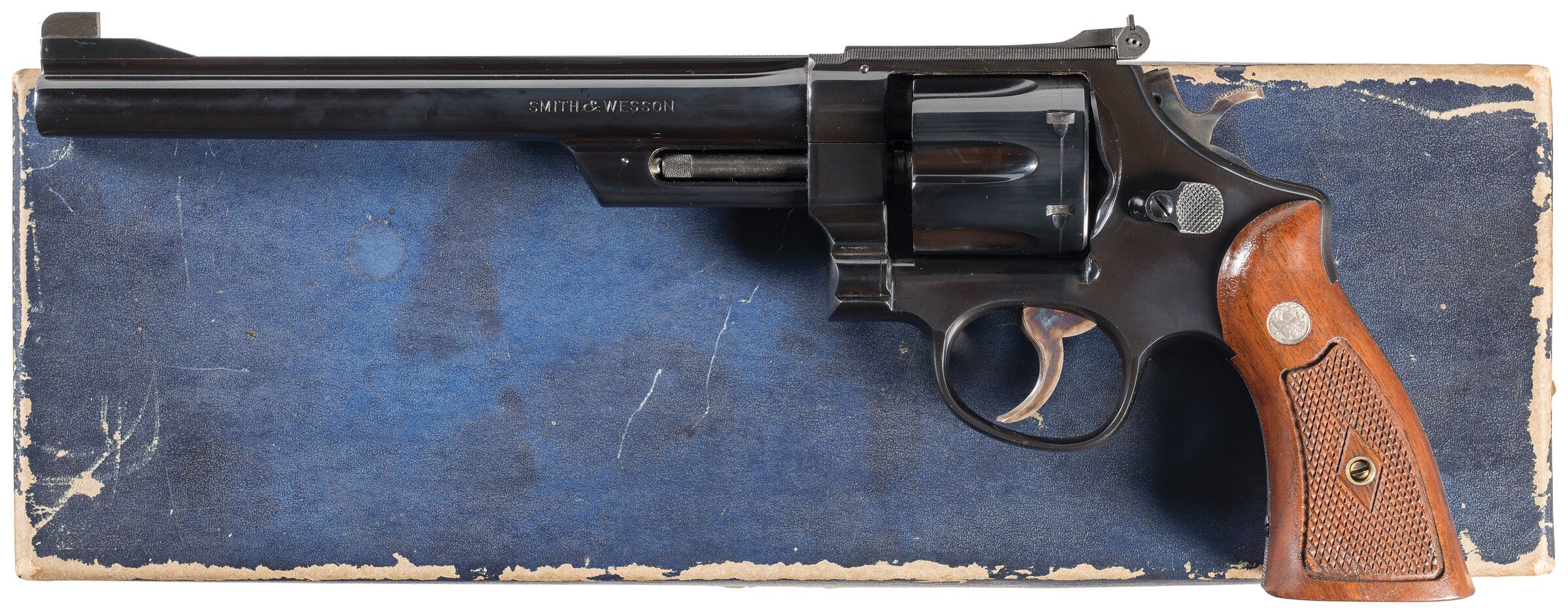 S&W Pre-Model 27 Revolver with Box and Factory Letter | Rock Island Auction