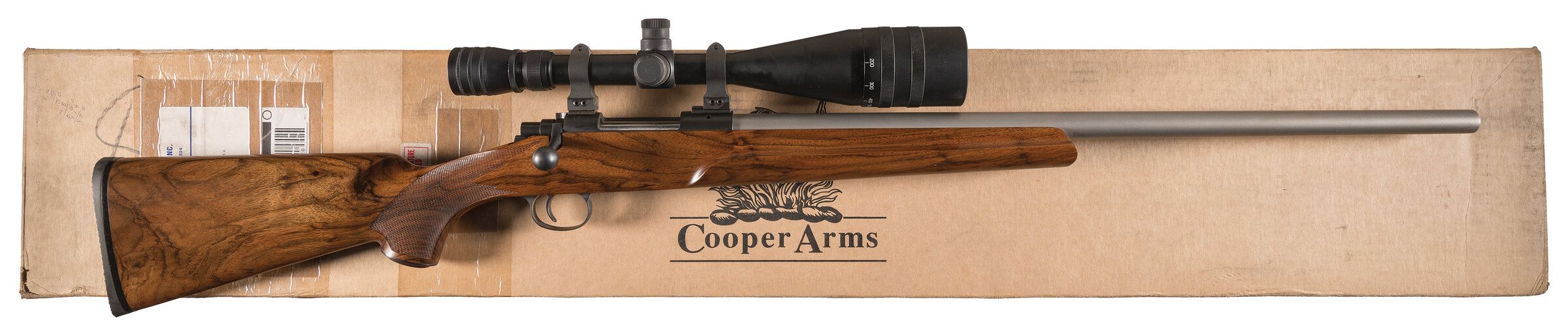 Cooper Arms Model 21 Single Shot Bolt Action Rifle with Scope | Rock ...