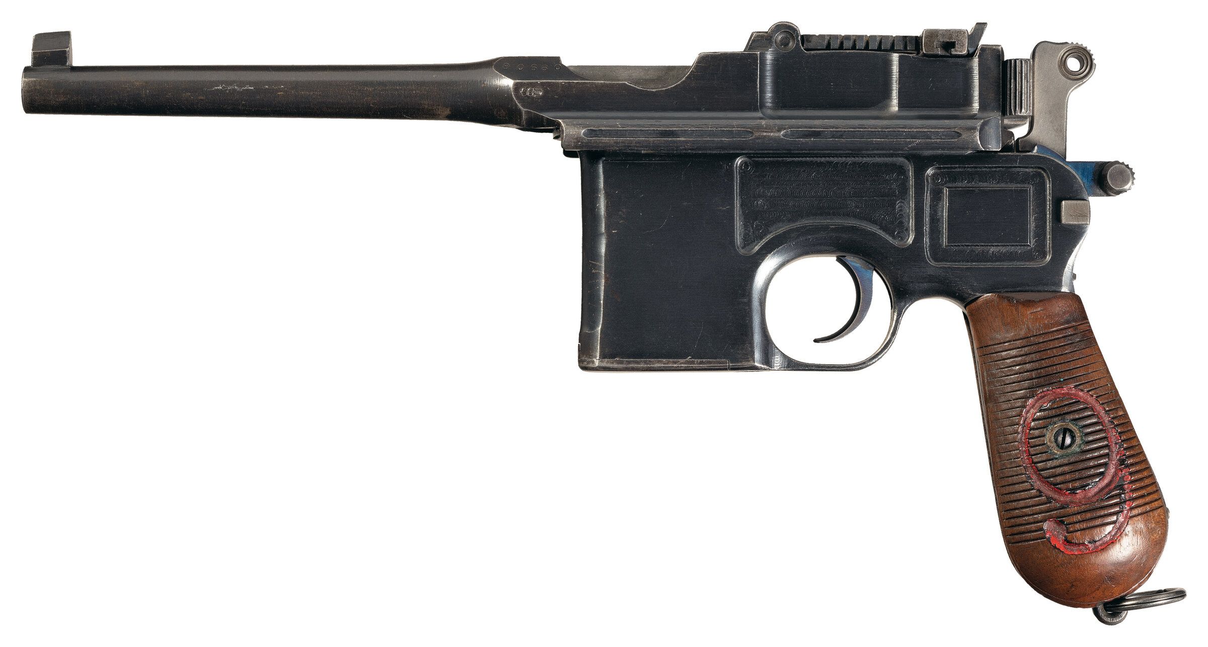 WWI Imperial German Mauser C96 Broomhandle "Red 9" Pistol | Rock Island ...