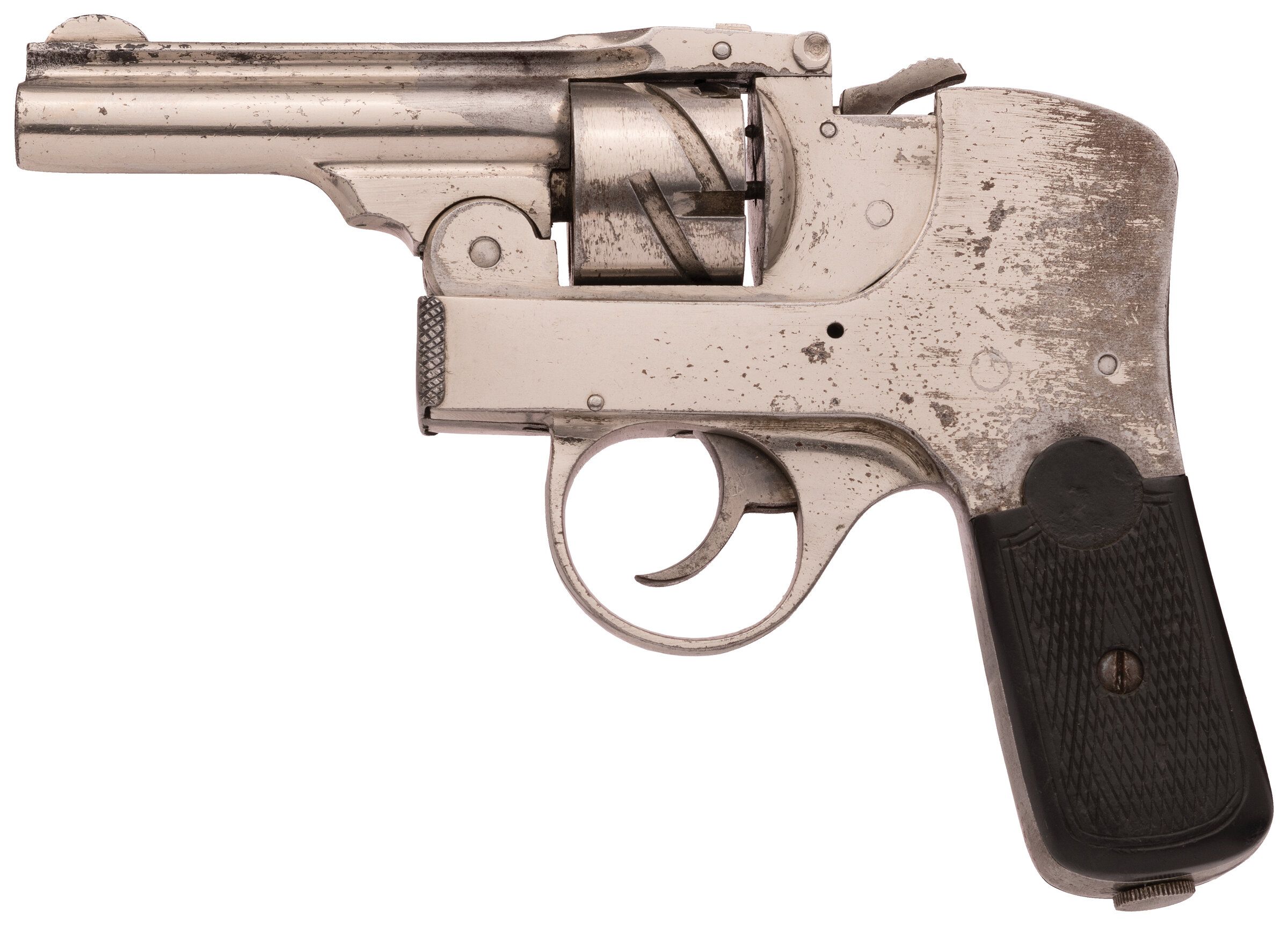 Union Fire Arms Automatic Revolver in Nickel | Rock Island Auction