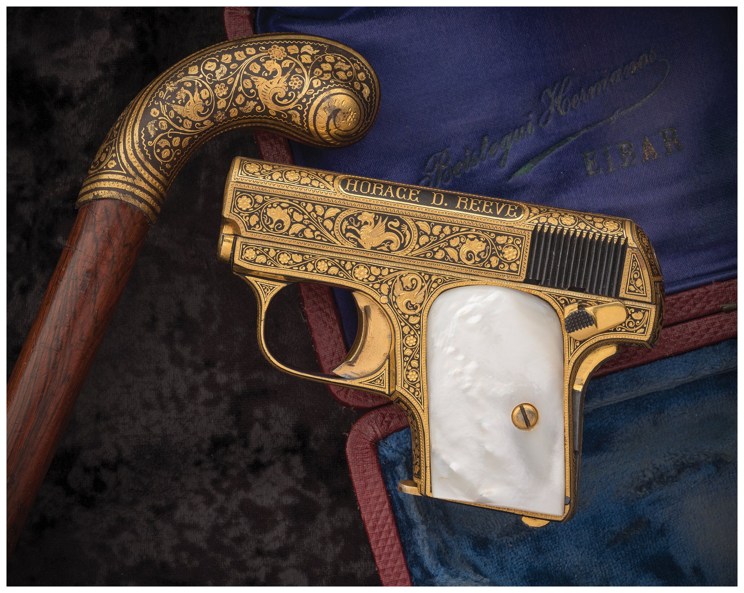 Exhibition Quality Beistegui Hermanos Libia Vest Pocket Pistol | Rock ...