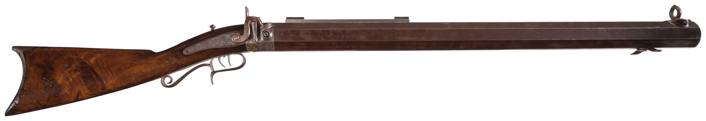 H.V. Perry Bench Rest Target Rifle with False Muzzle | Rock Island Auction