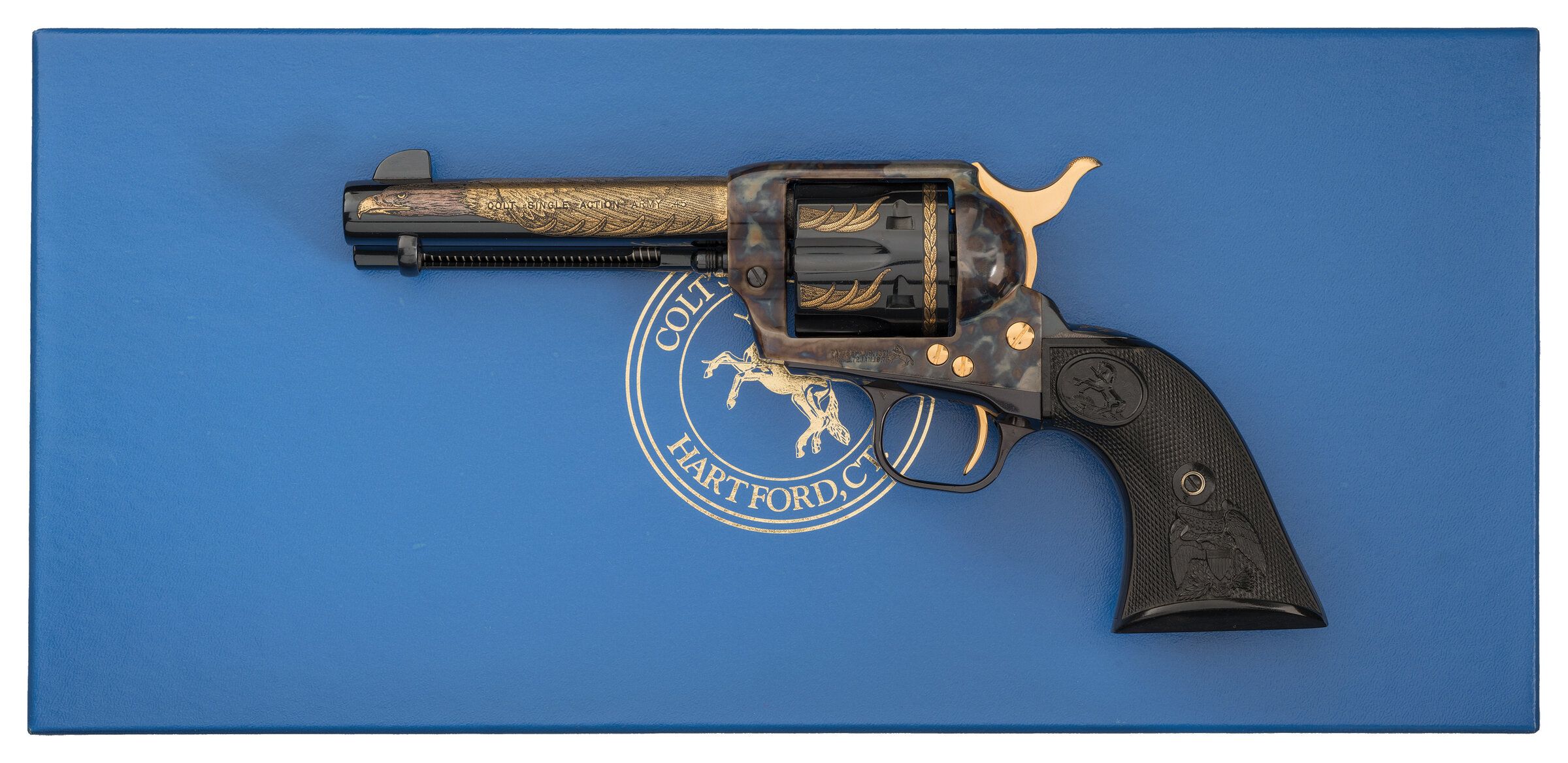 Silver and Gold Inlaid Colt Special Edition Single Action Army | Rock ...
