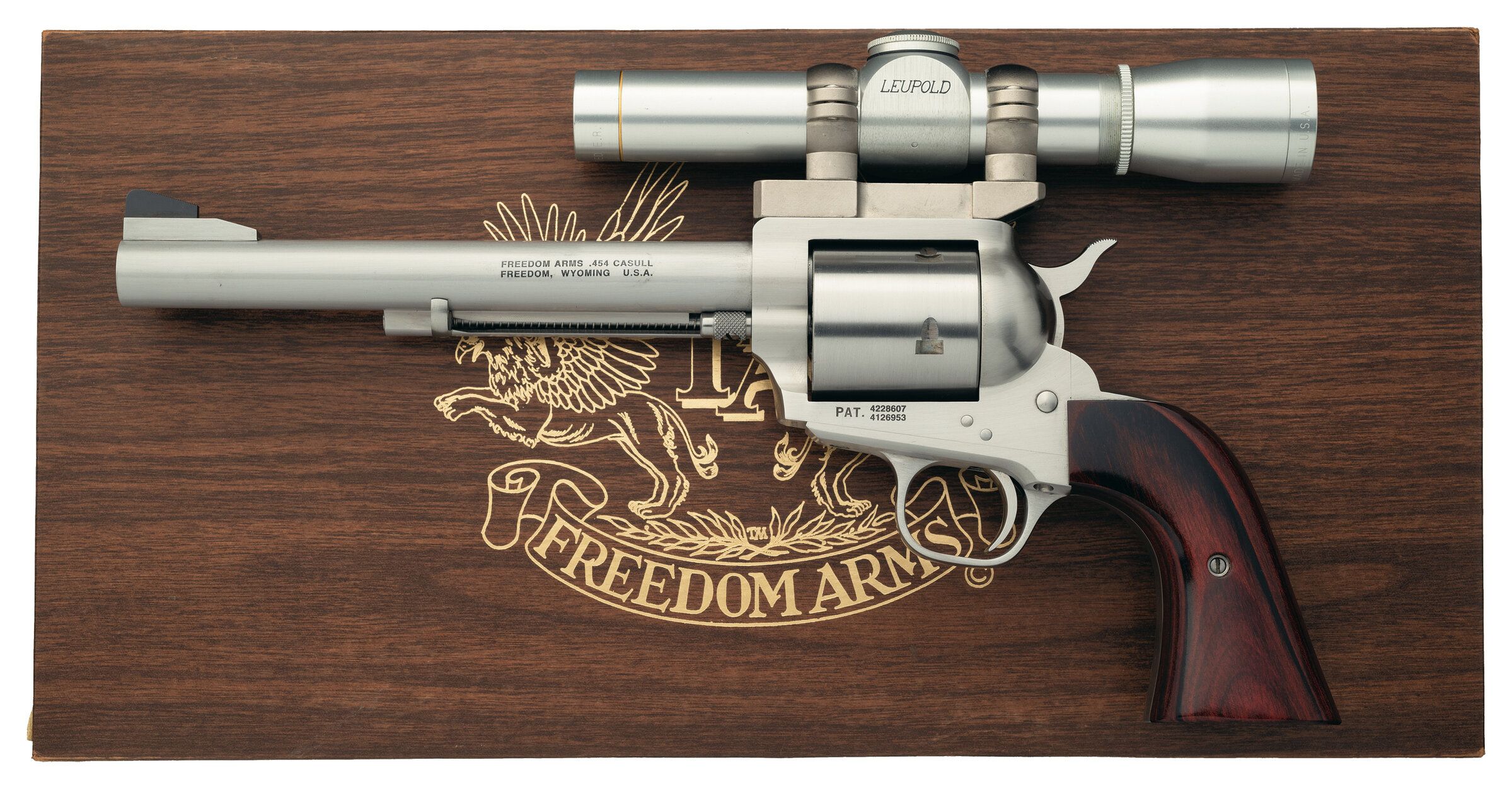 454 Casull Revolver With 30mm Grenade Launcher