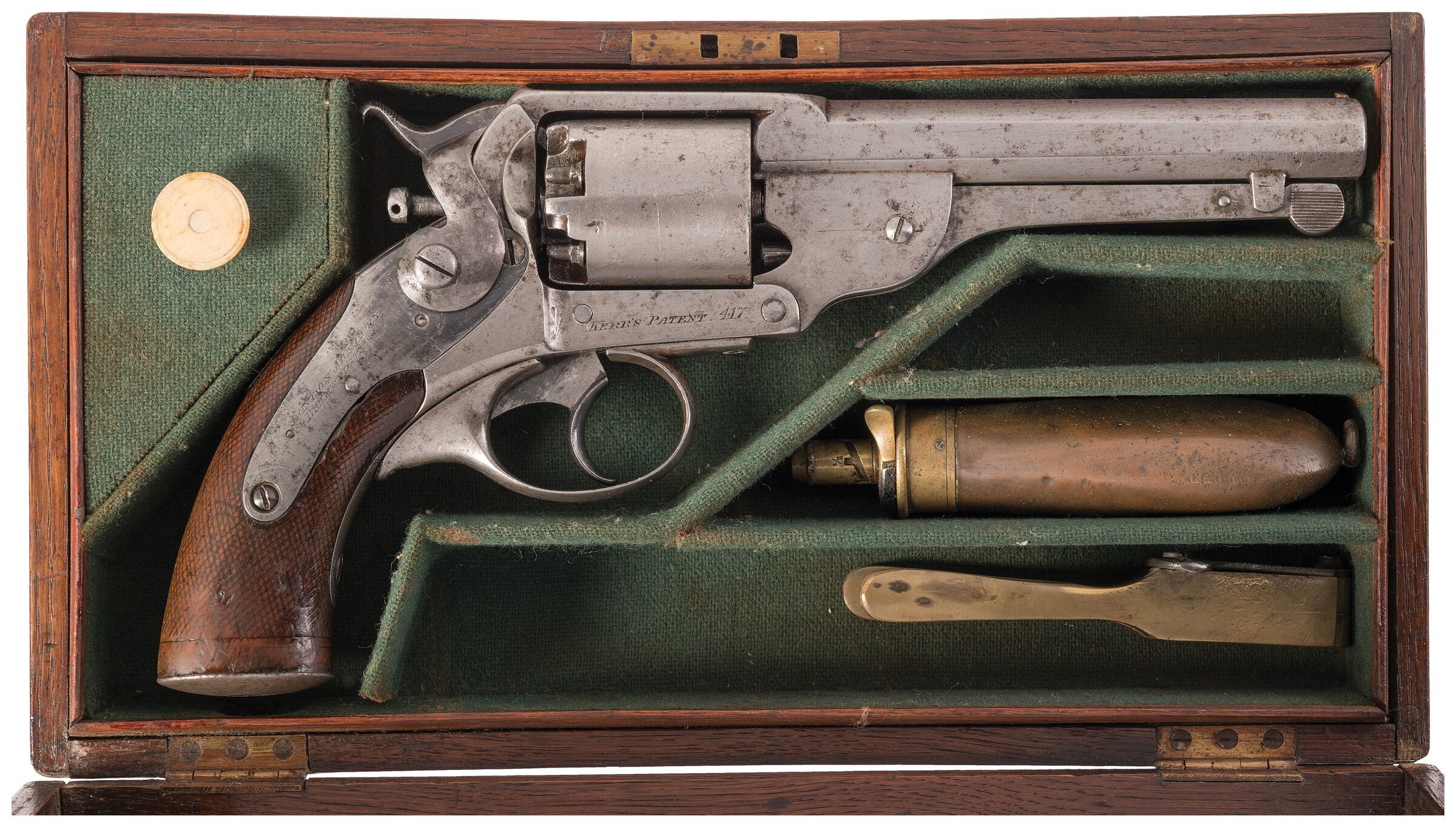 Cased Early Kerr Patent Percussion Revolver | Rock Island Auction
