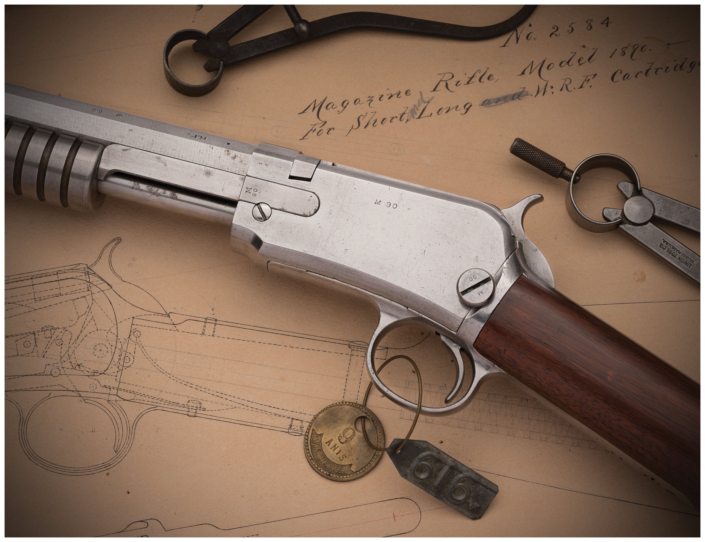 Winchester Tool Room Prototype Model 90 Slide Action Rifle | Rock ...