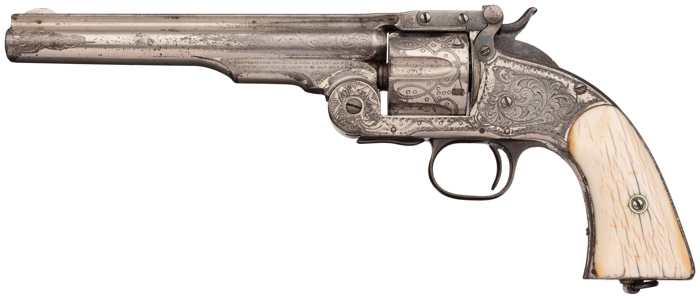 Engraved Civilian Smith & Wesson Schofield Revolver | Rock Island Auction