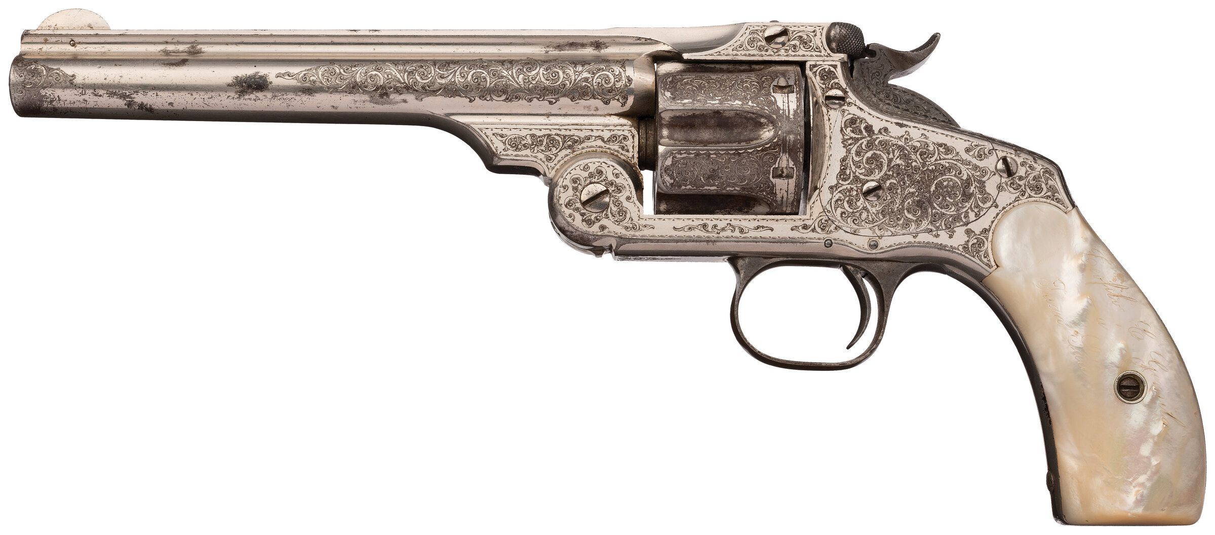 Engraved Smith & Wesson New Model No.3 Revolver | Rock Island Auction