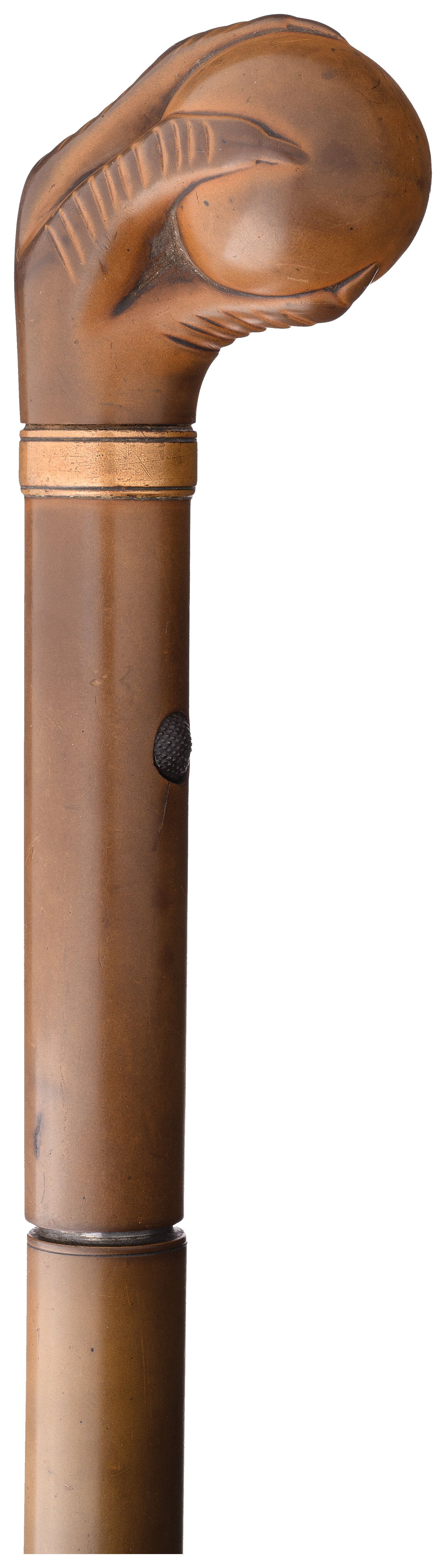 E. Remington & Sons Thomas Patent Percussion Cane Gun | Rock Island Auction