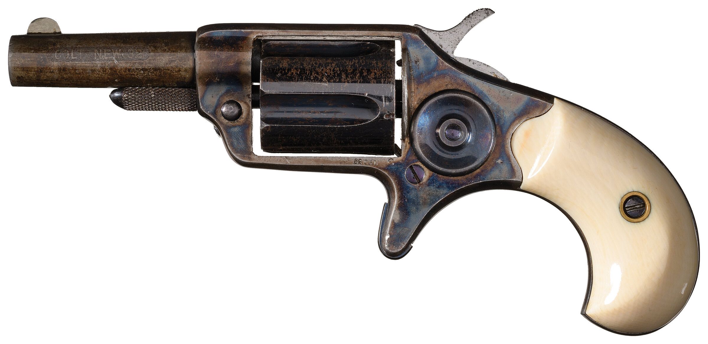 Colt New Line .32 Etched Panel Spur Trigger Revolver | Rock Island Auction