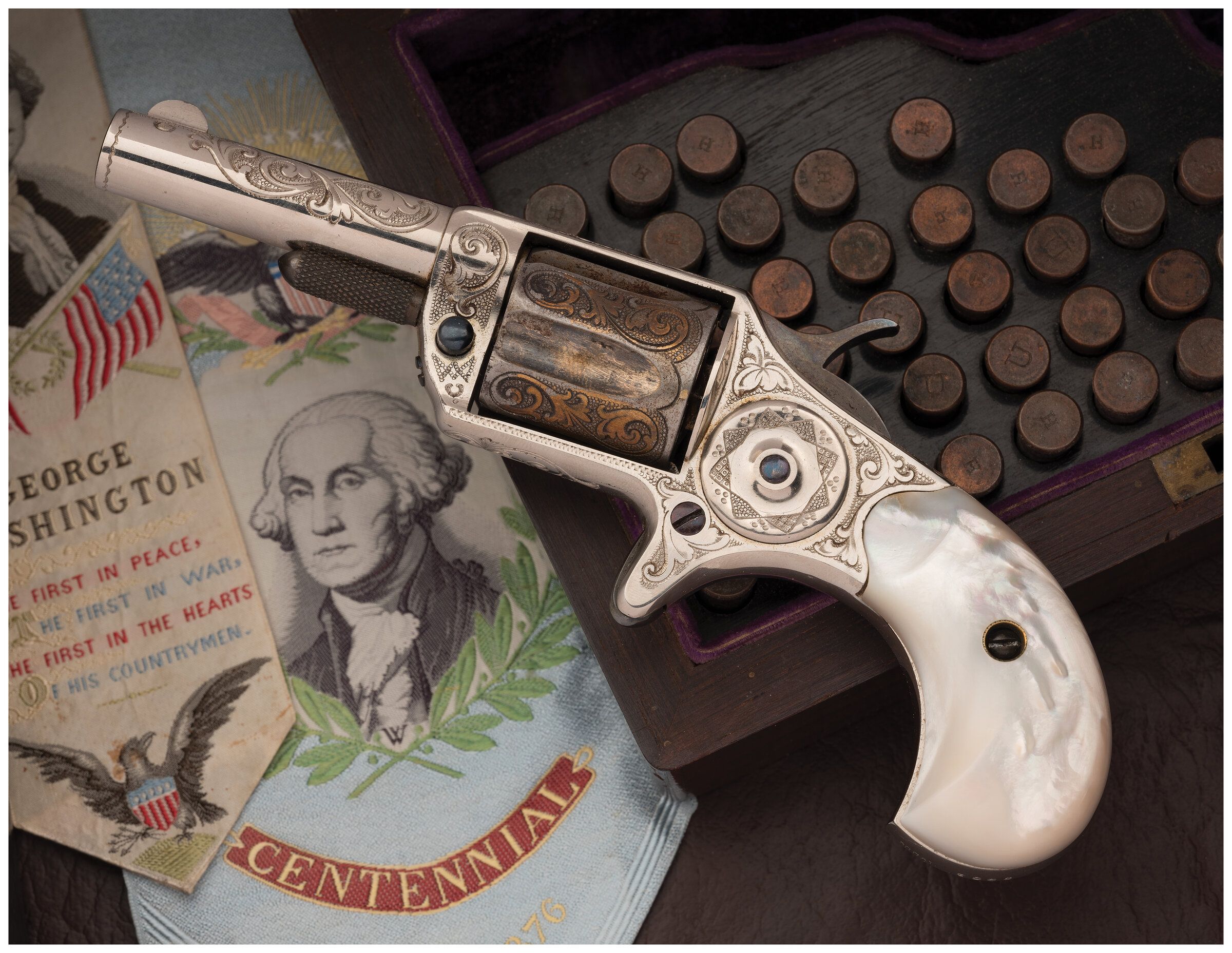 1876 Centennial Exposition Colt New Line .30 Revolver | Rock Island Auction