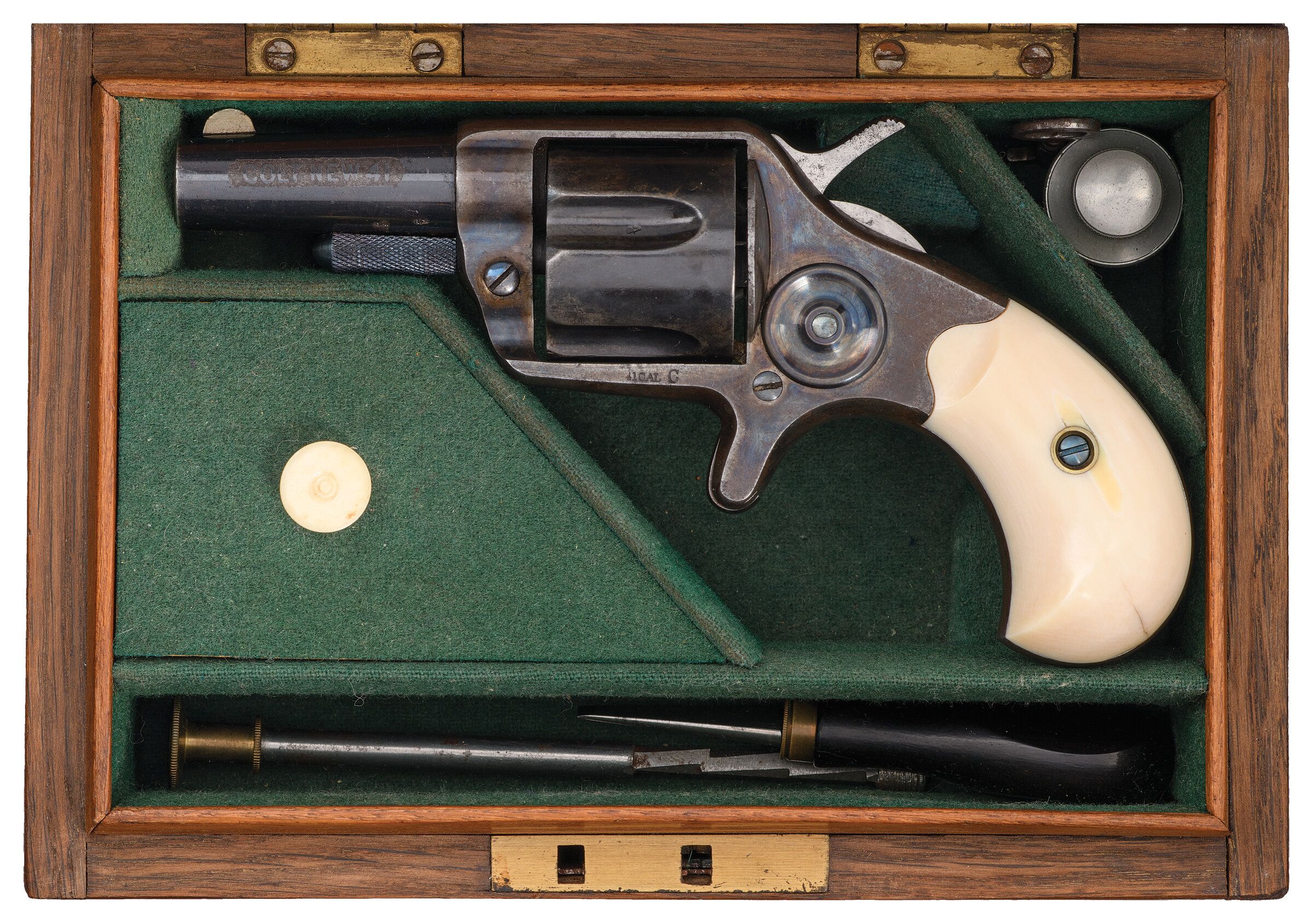 Retailer Inscribed Colt Etched Panel New Line .41 Revolver | Rock ...