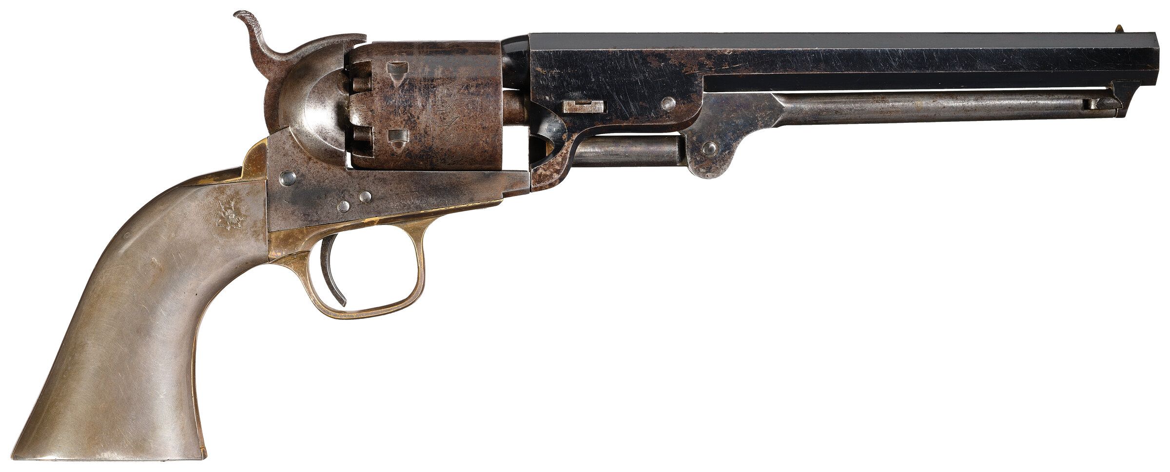 Cavalry Trooper Inscribed Colt Model 1851 Navy Revolver | Rock Island ...