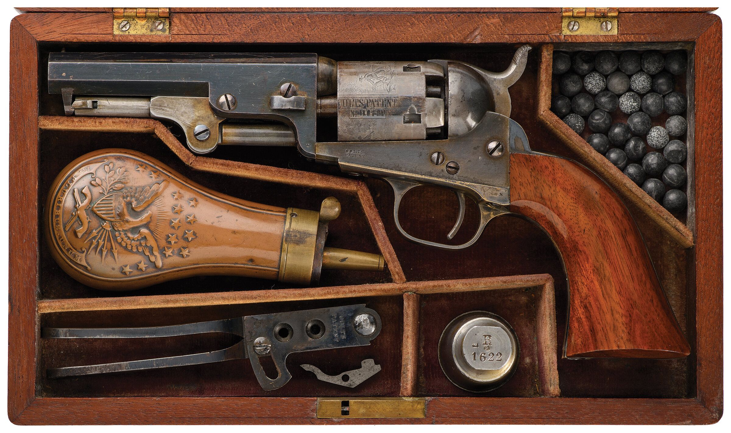 Cased Colt Model 1849 Pocket Percussion Revolver | Rock Island Auction