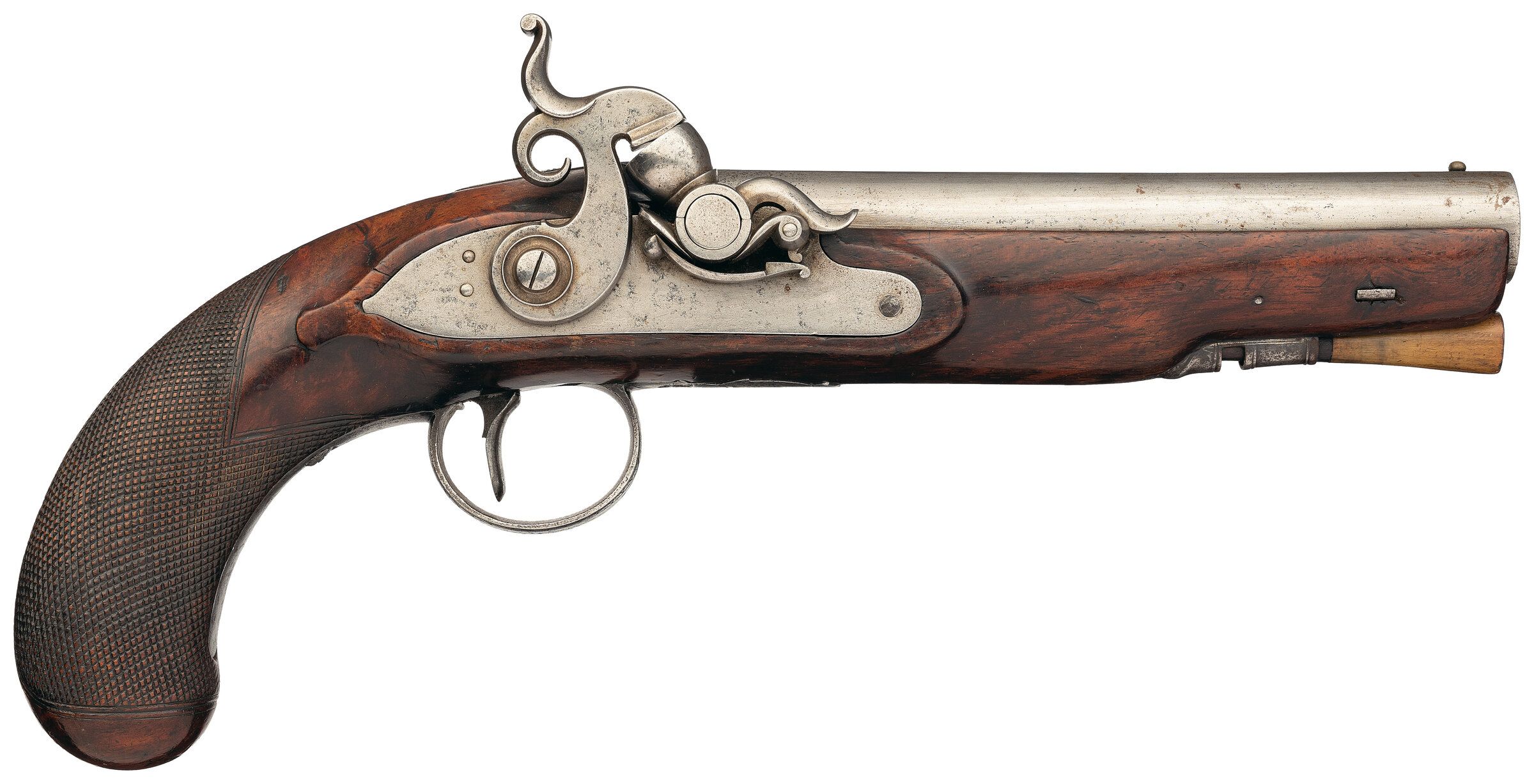 Aylsham Marked Pill-Lock Pistol | Rock Island Auction